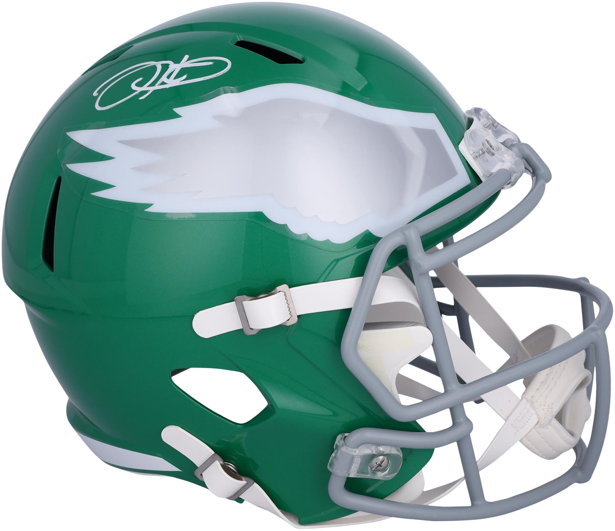 Jalen Hurts Philadelphia Eagles Autographed Kelly Green Speed Replica ...