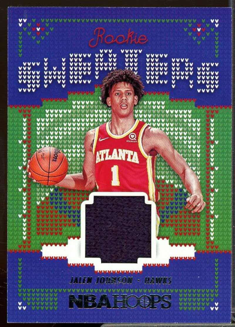 Jalen Johnson Rookie Card 2021-22 Hoops Rookie Sweaters #2 - Walmart.com