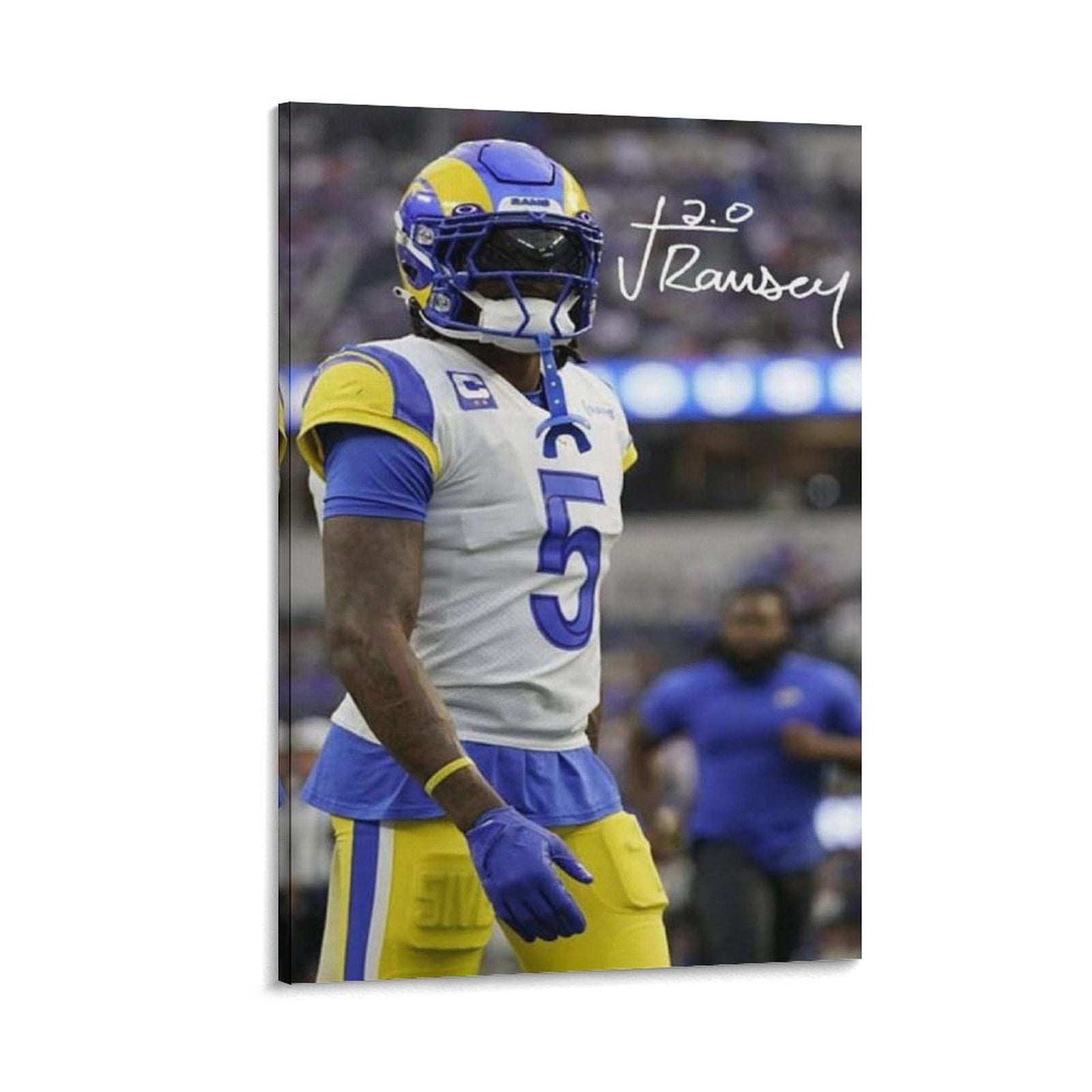 Jalen Ramsey Canvas Poster Room Aesthetic Poster Print Art Wall ...