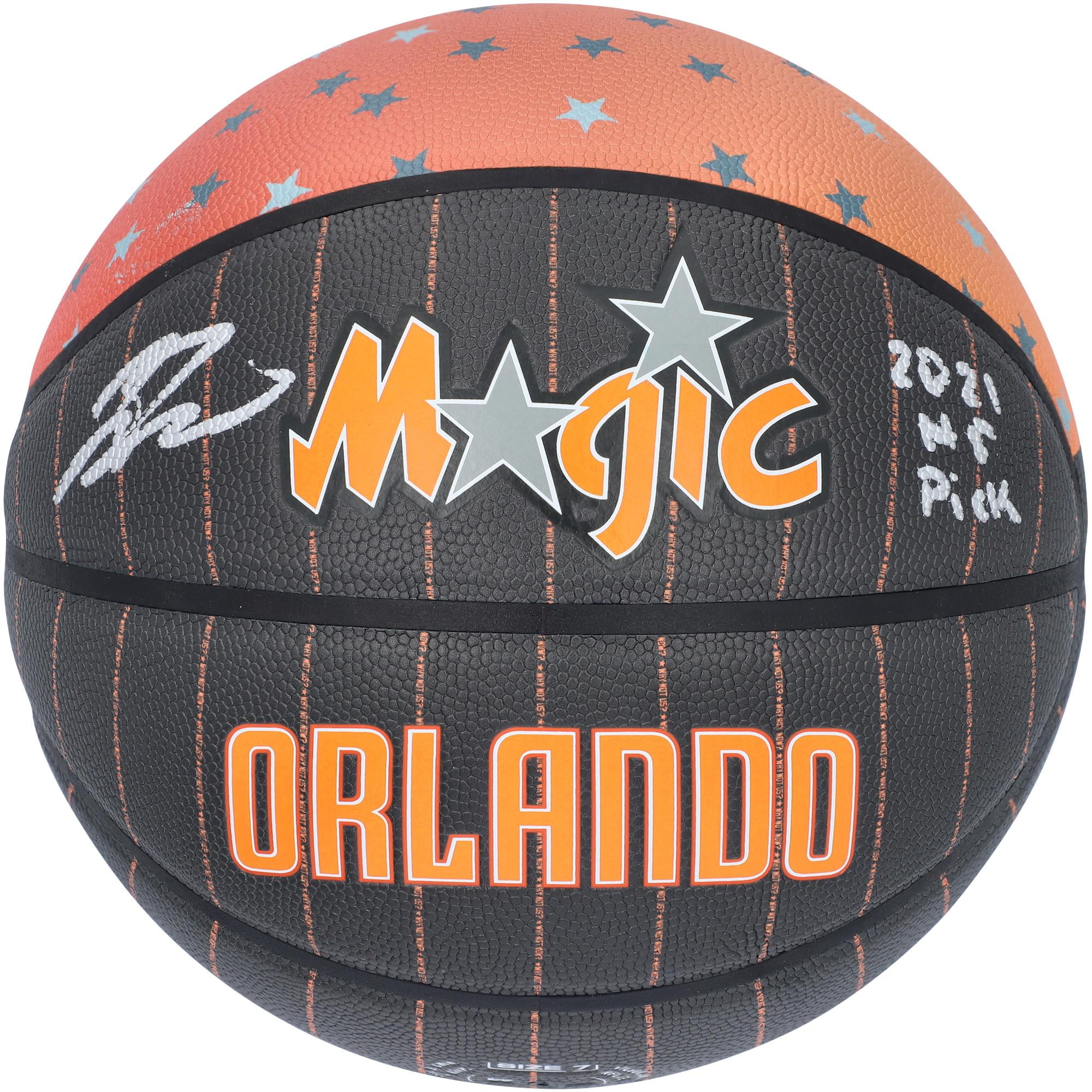 Jalen Suggs Orlando Magic Autographed Wilson City Edition Collectors ...