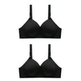 Jalioing 2 Pack Push Up Bra for Women No Underwire Plus Size Full ...