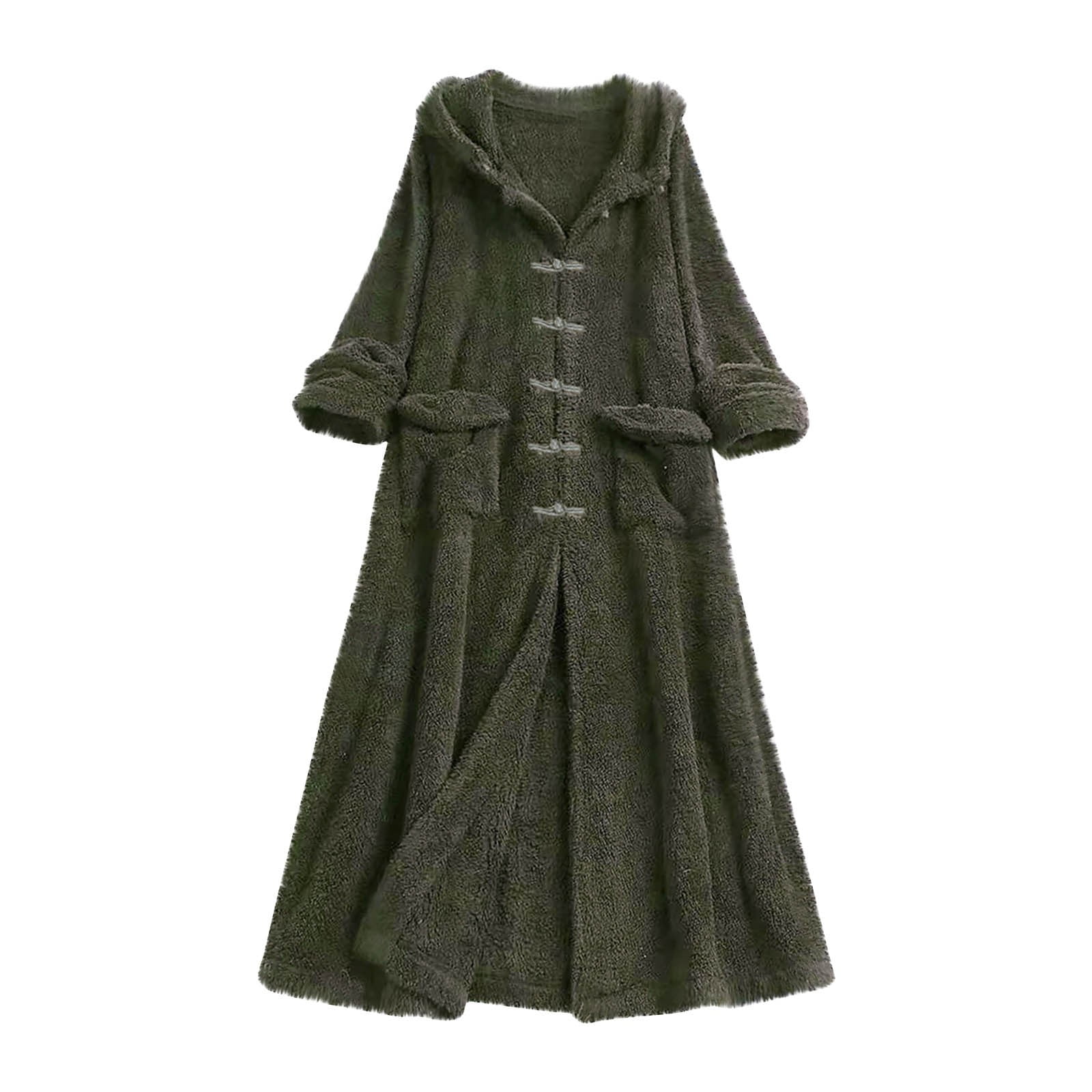 Jalioing Fall Winter Thermal Sweater for Women Double-Faced Fleece ...