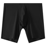 Jalioing Men's Athletic Underwear Solid Color Breathable Mesh Boxer ...