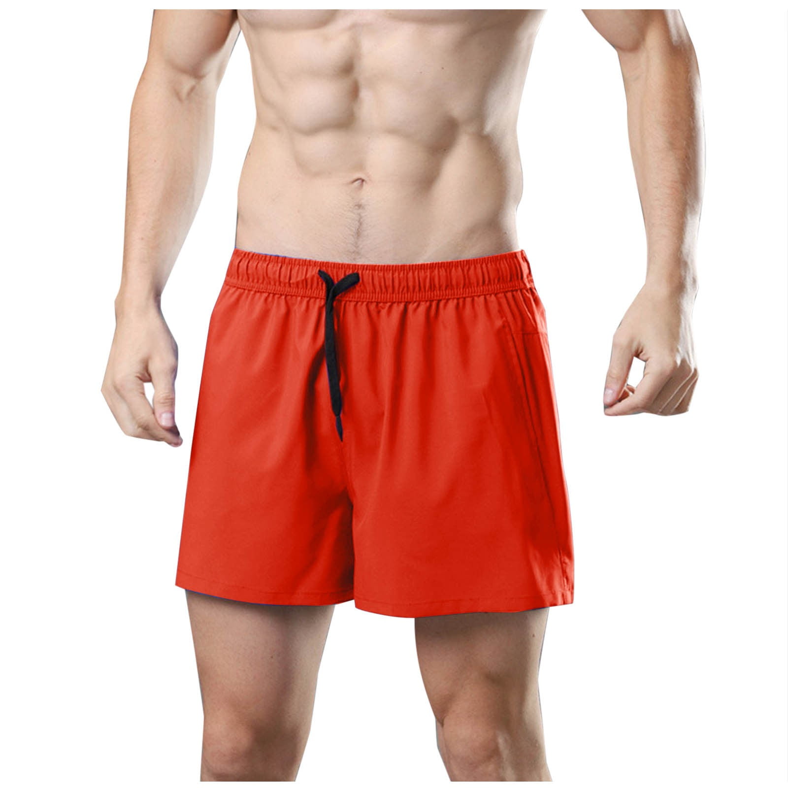 Jalioing Men's Sport Shorts with Built in Underwear Quick Dry ...