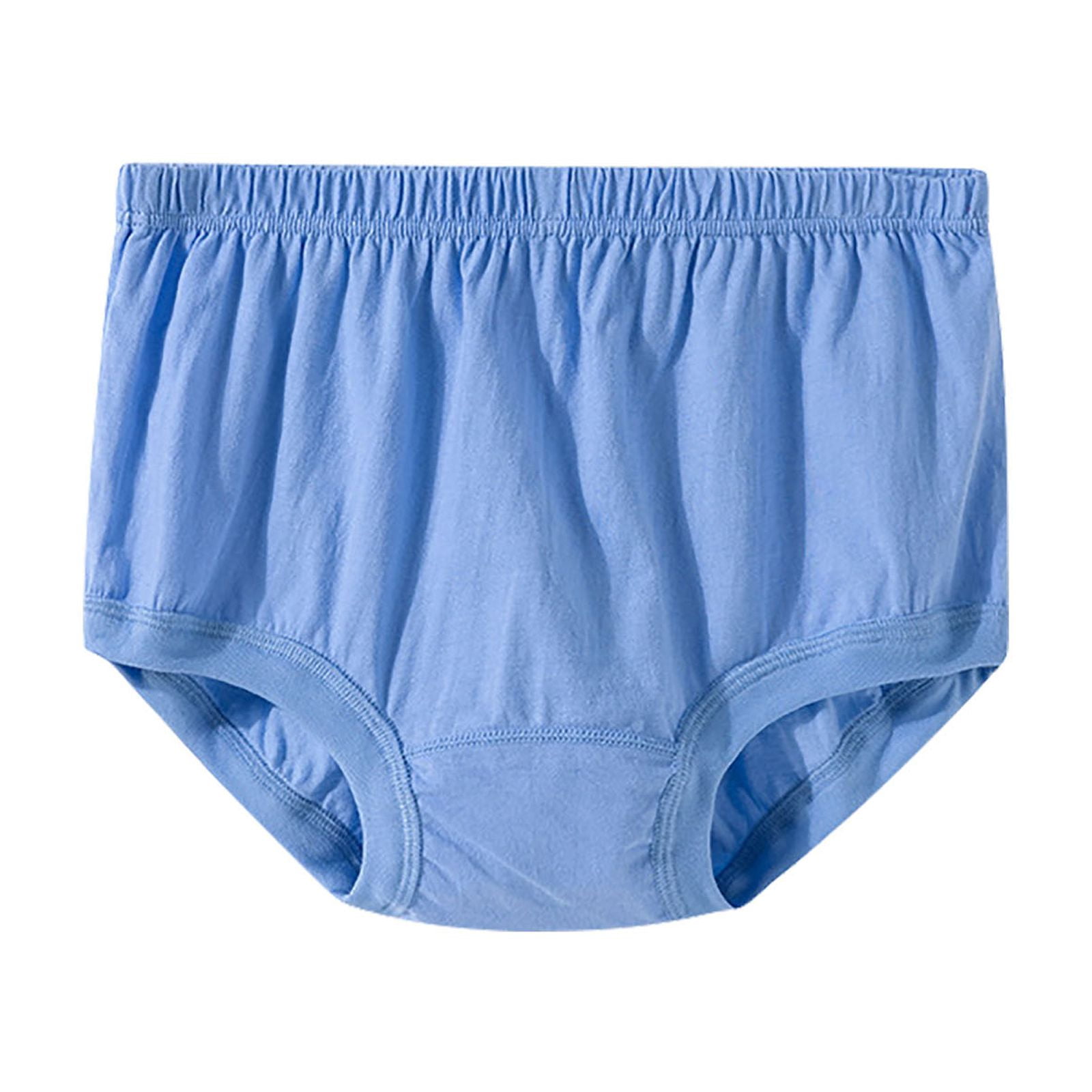 Jalioing Plus Size Briefs Womens High Waist Cotton Panties Ladies and ...