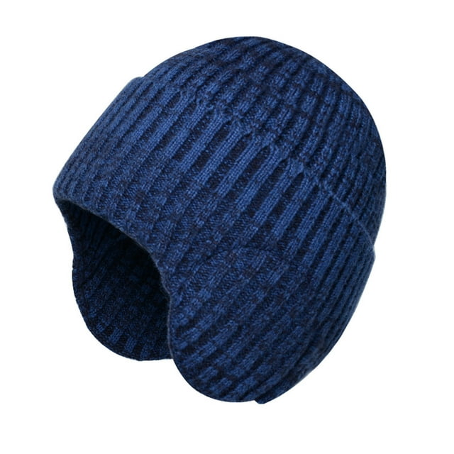Jalioing Thermal Beanie for Women and Men Ear Flaps Knitted Beanie Hat Winter Outdoor Hiking Ski ...