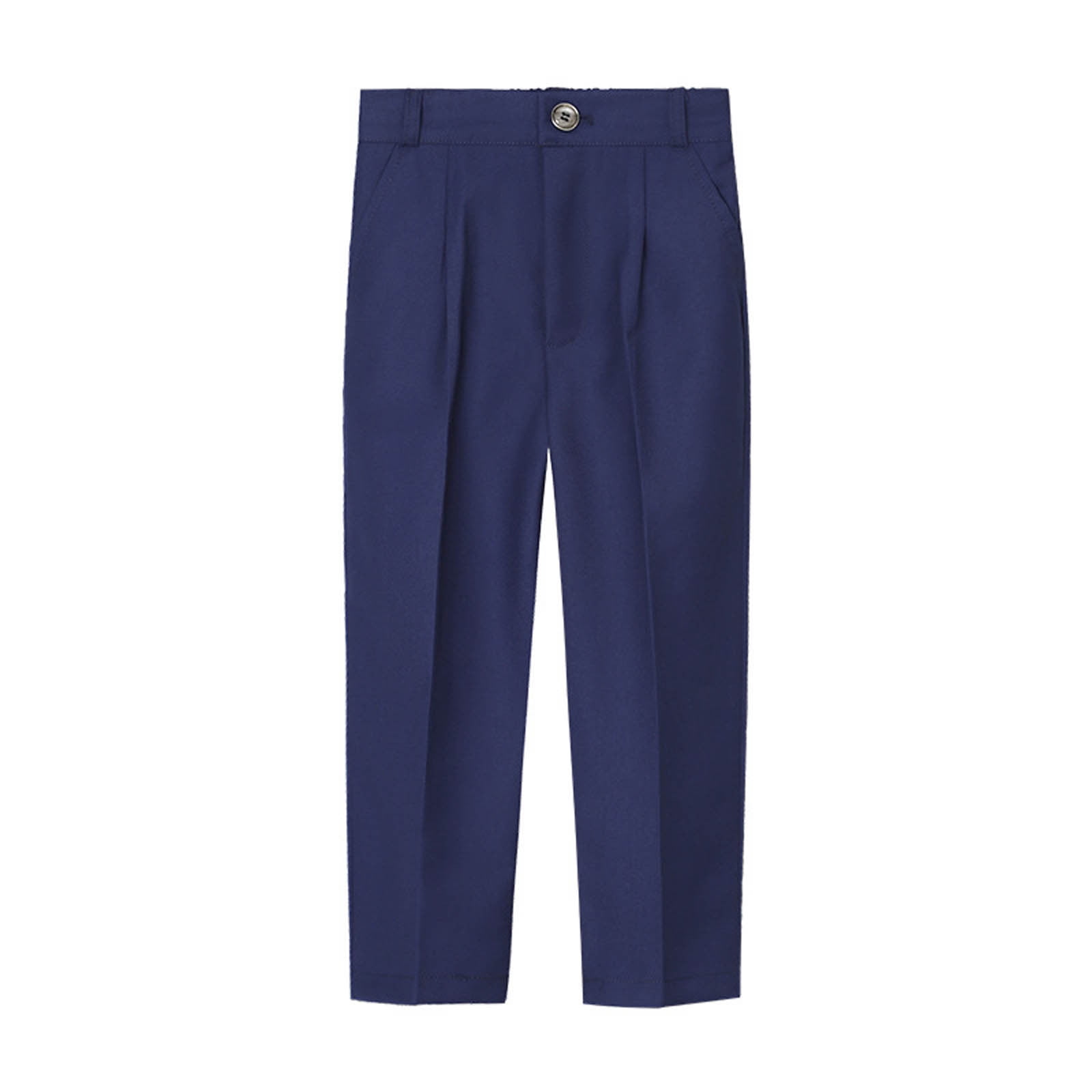 Jalioing Toddler Kids Boys Suit Pant School Uniform Dress Pants Solid ...