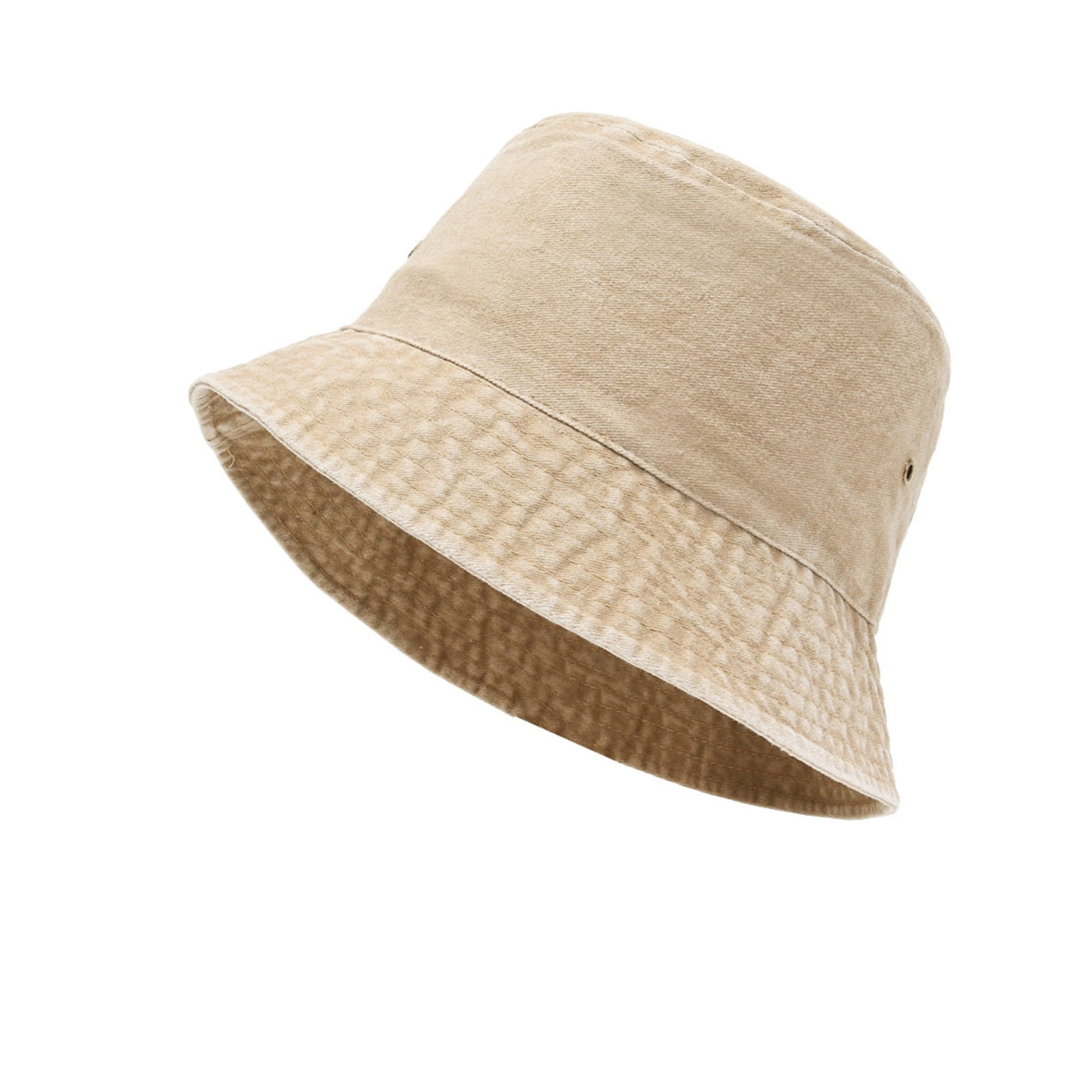 Jalioing Washed Bucket Hat for Women Men Vintage Distressed Outdoor Cap ...