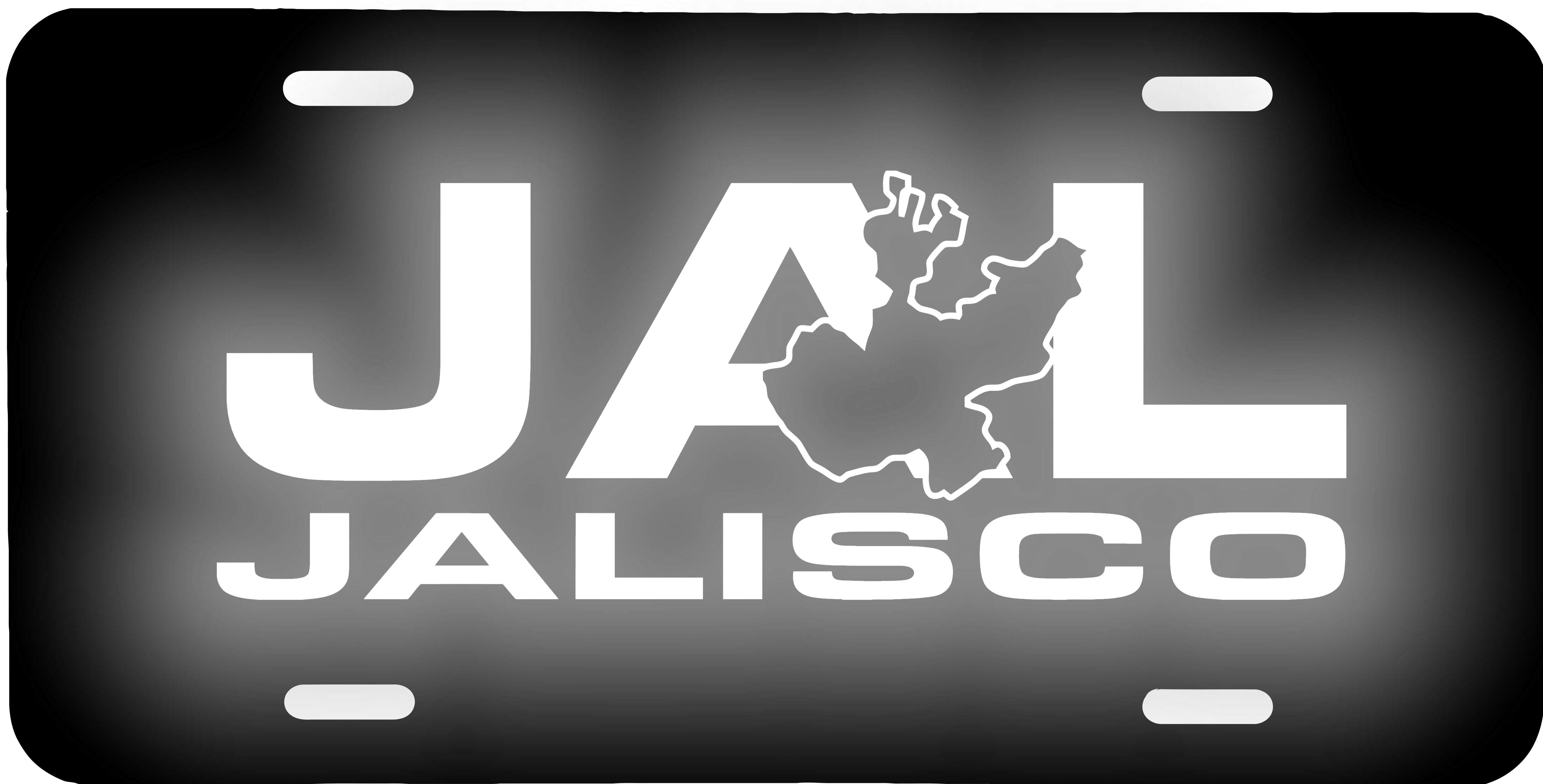 Jalisco Mexico Aluminum Vanity License Plate, 6'' x 12'' – Reflective ...