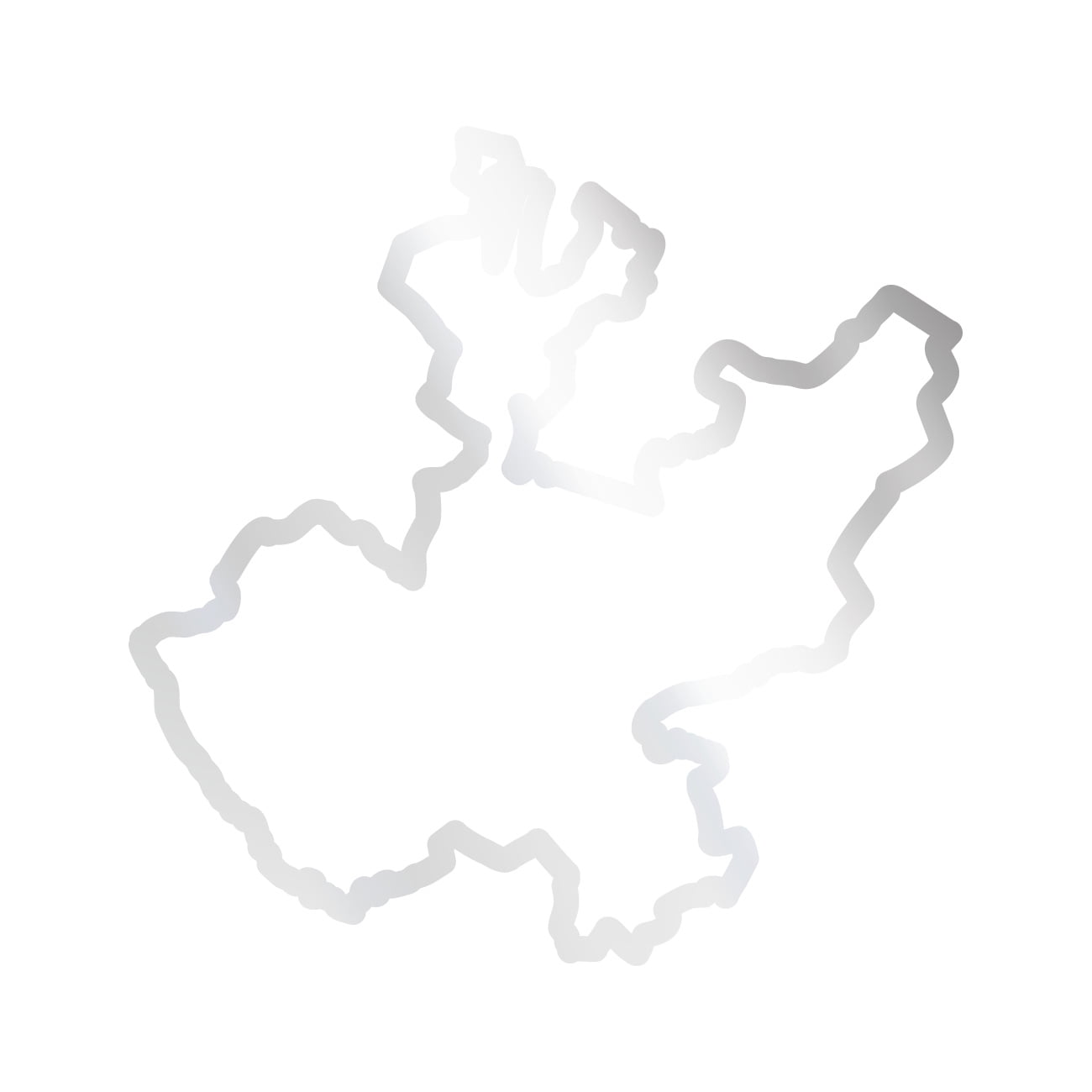 Jalisco State Shaped Sticker Decal Die Cut - Self Adhesive Vinyl - Weatherproof - Made in USA ...