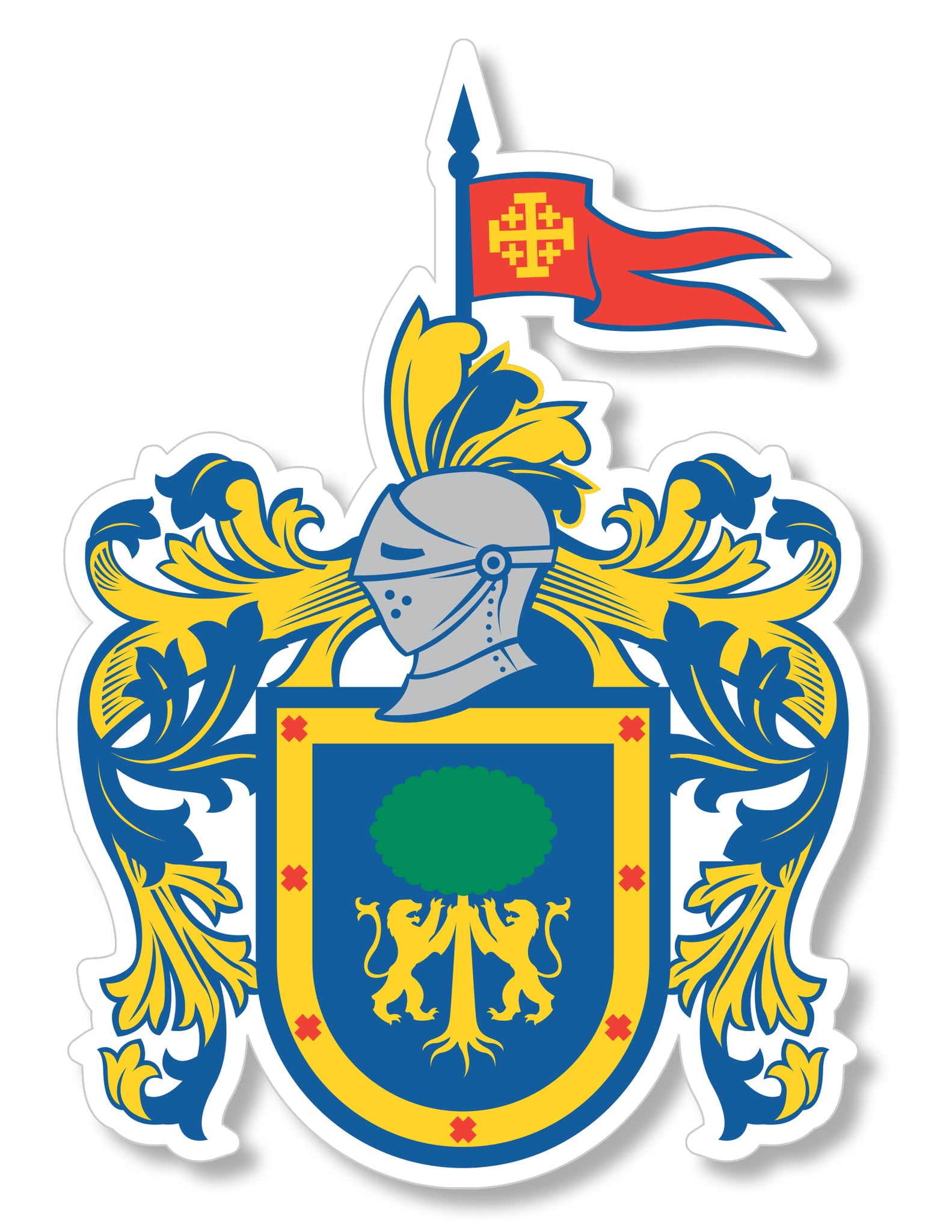 Jaliscojl jal coa Coat of Arms car truck window bumper laptop sticker ...