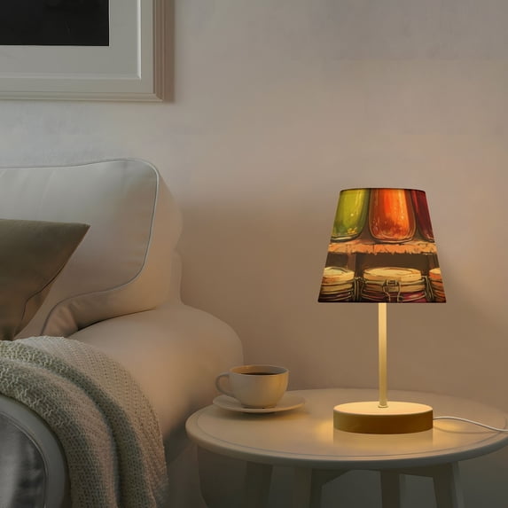 Jam Jars Desk Lamp 3 Color Modes LED Table Lamp Nightstand Reading ...