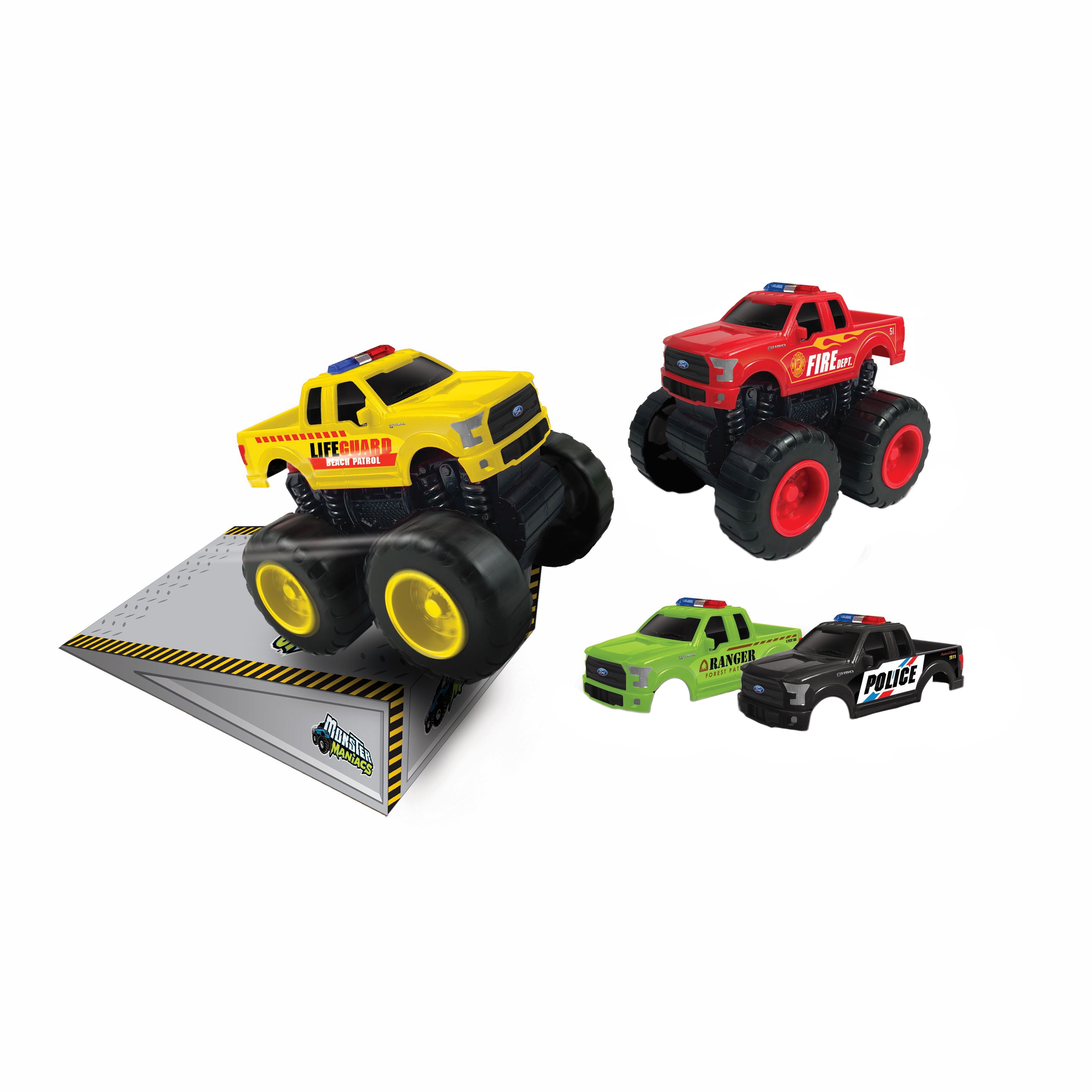 Jam'N Products - Ford F-150 Friction Switch'Em Rescue Toy Vehicle Gift ...