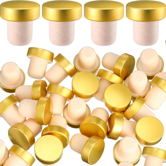 JamY Home T-shaped Stopper Cork Wine Bottle Stoppers Reusable Wine ...