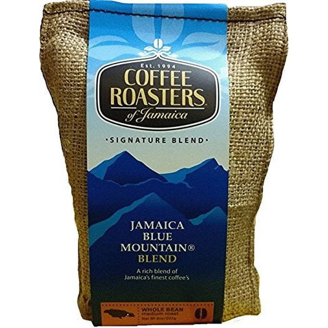 Jamaican Roasted Blue Mountain Blend Whole Bean Coffee (16oz) - Walmart.com