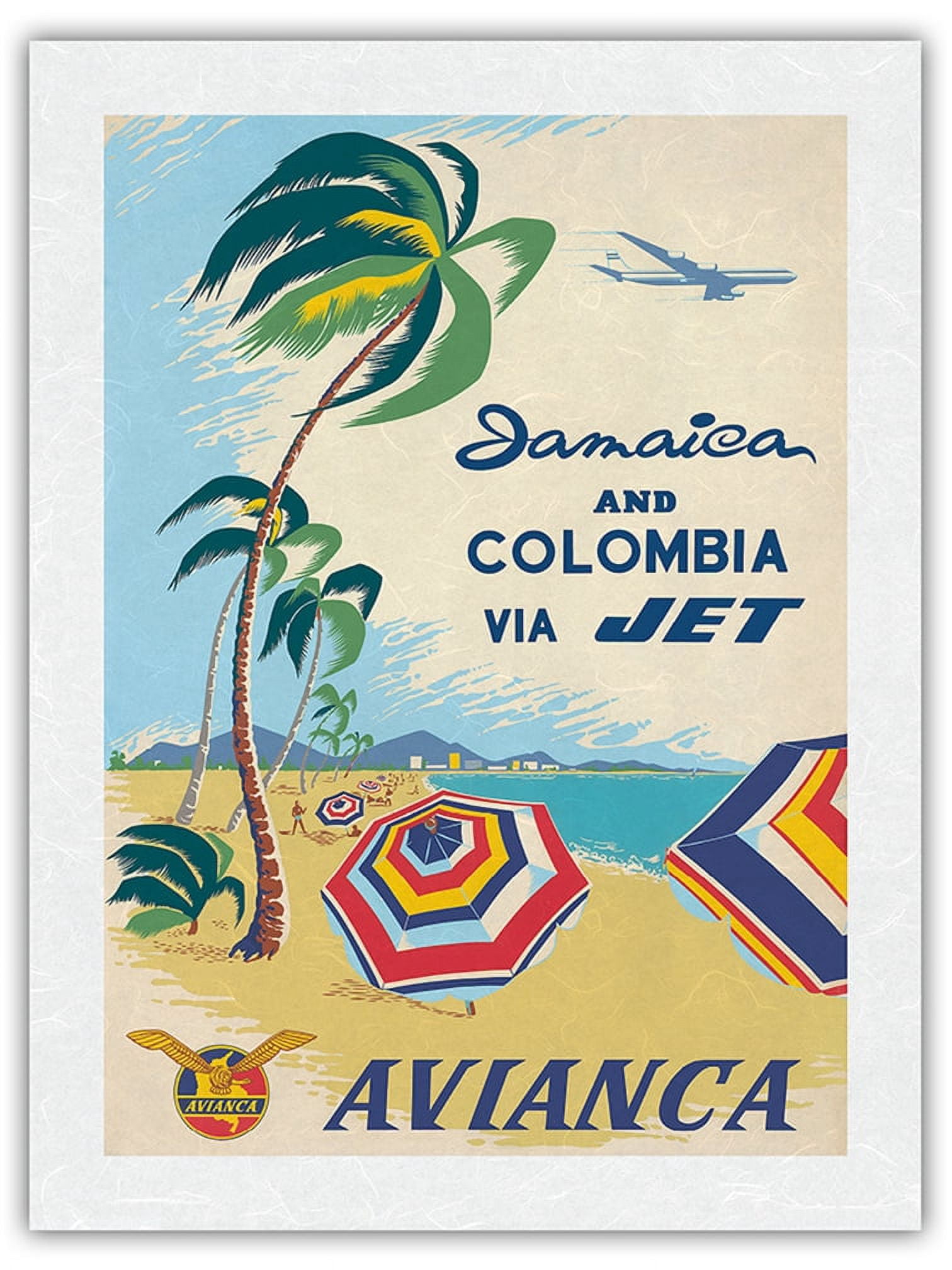 Jamaica and Colombia via Jet - Avianca National Airways of Colombia ...