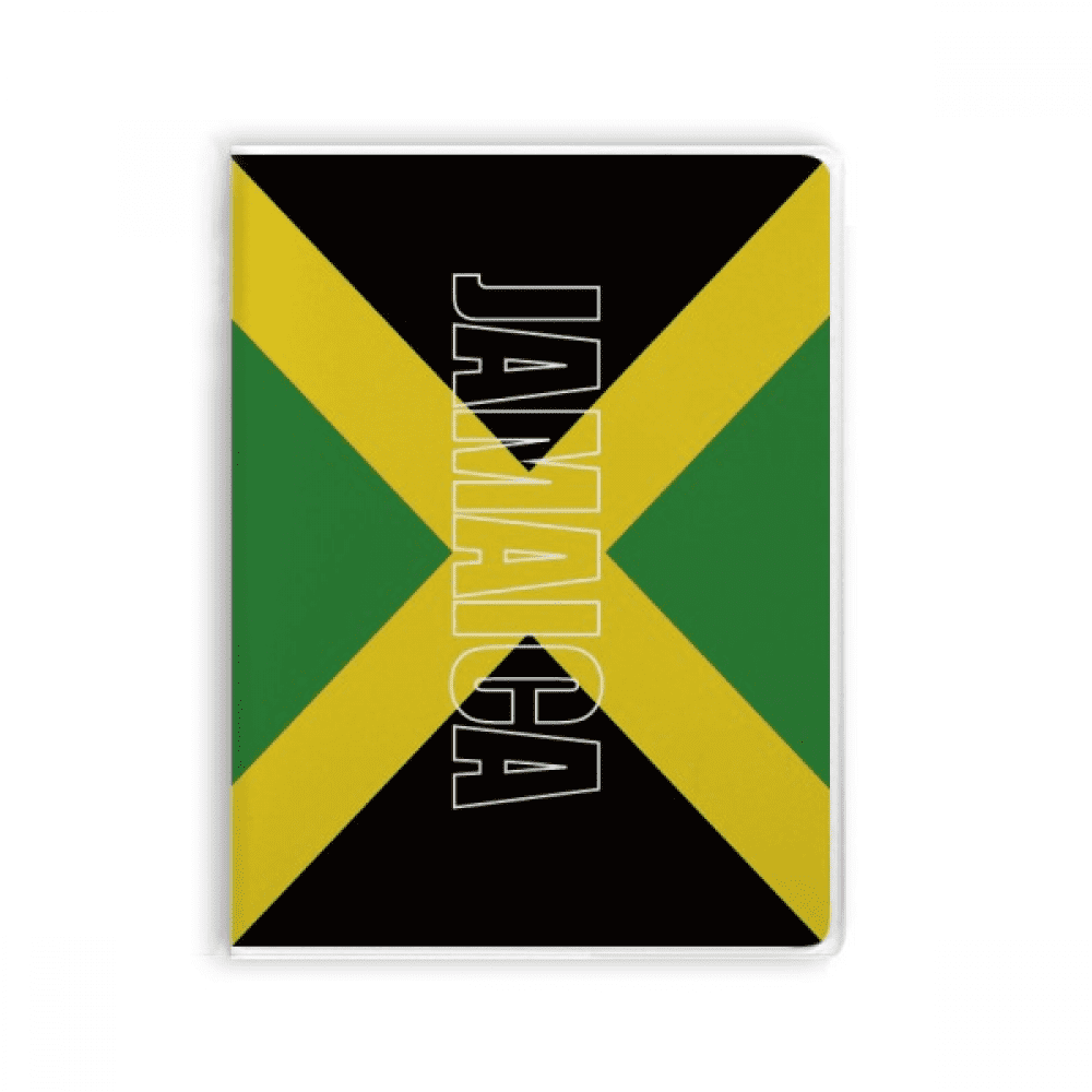 Jamaica Country Flag Name Notebook Gum Cover Diary Soft Cover Journal ...