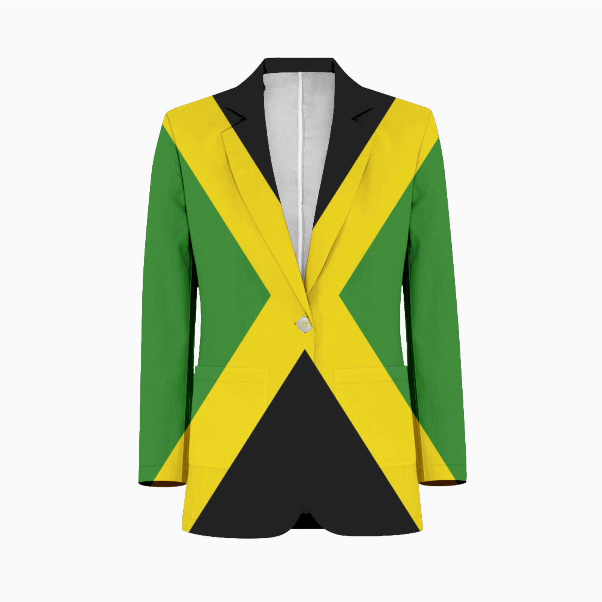 Jamaica Flag (3) Customized Men's Suits full man Shawl Collar Gentleman ...