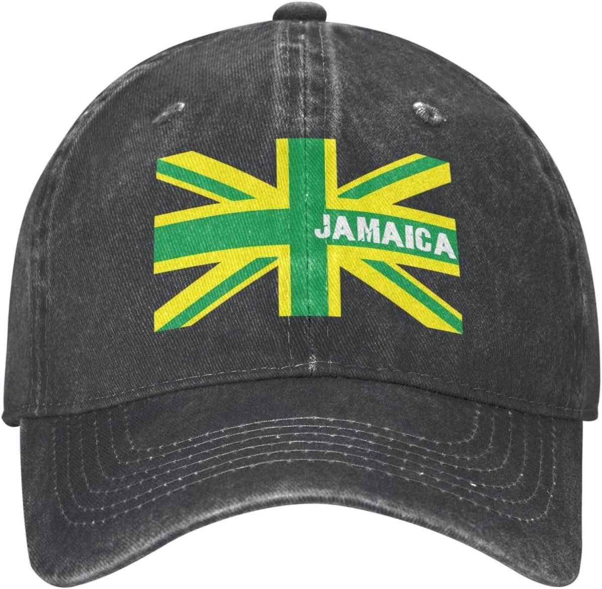 Jamaica Flag Baseball Cap, Adjustable Jamaica Jamaican Baseball Hat ...