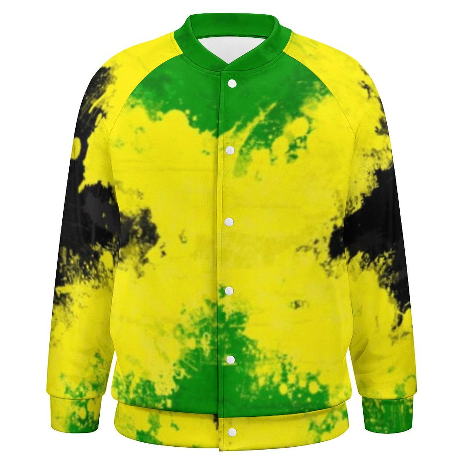 Jamaica Flag, Jamaican Flag Baseball Jersey Fashion Ribbed Sleeve Man ...