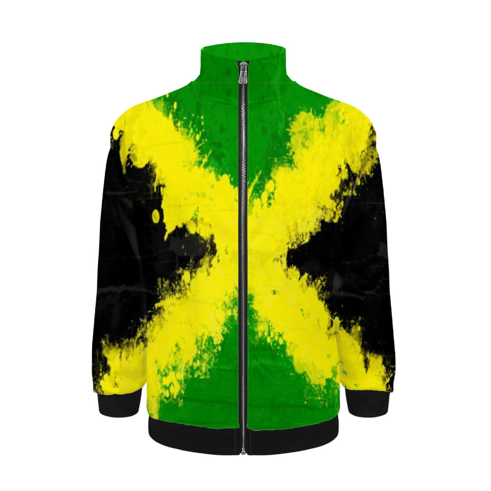 Jamaica Flag, Jamaican Flag Jacket Men's Street Cool Long Sleeves Coat ...