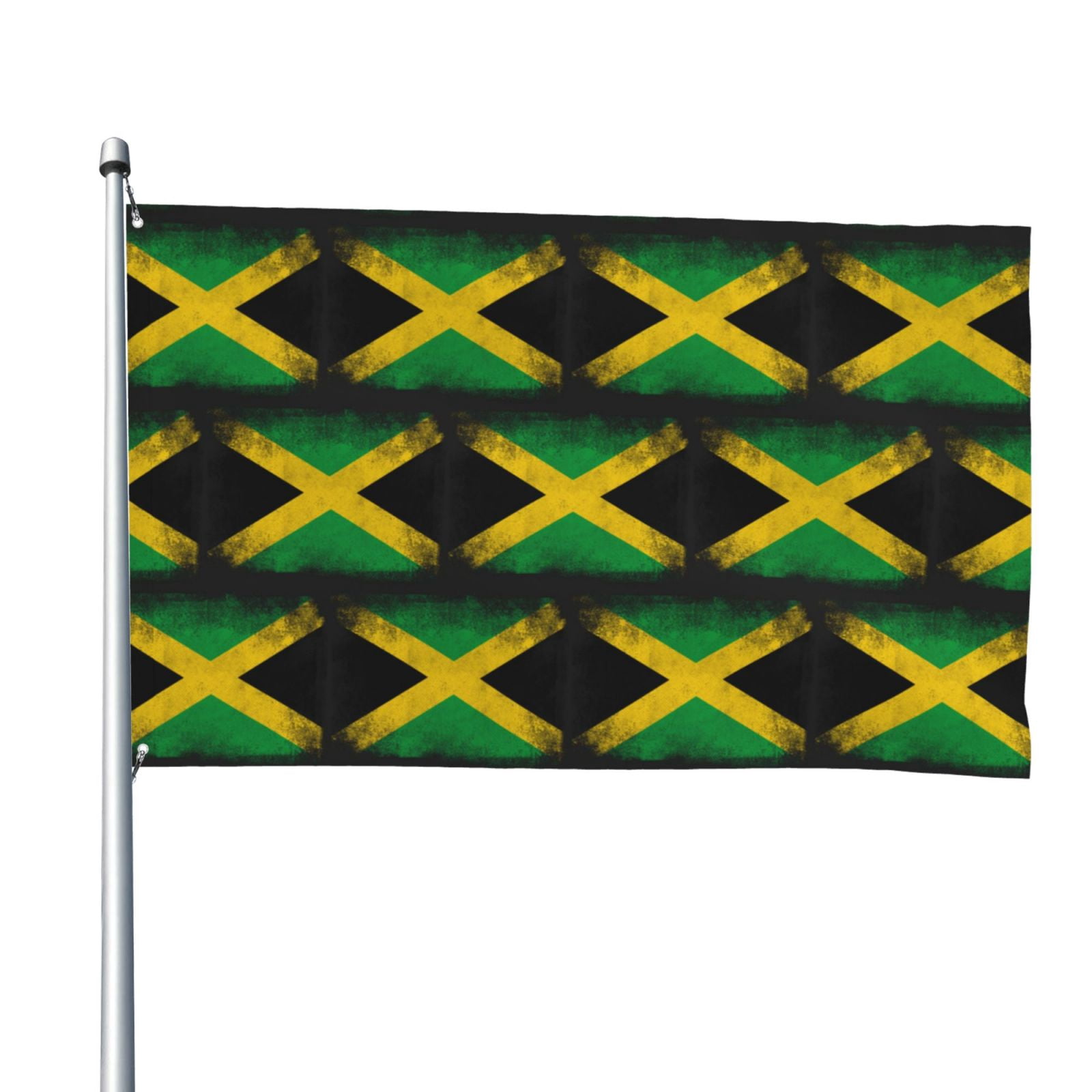 Jamaica Flag Jamaican Print 4x6 Feet Flag Polyester Double Stitched ...