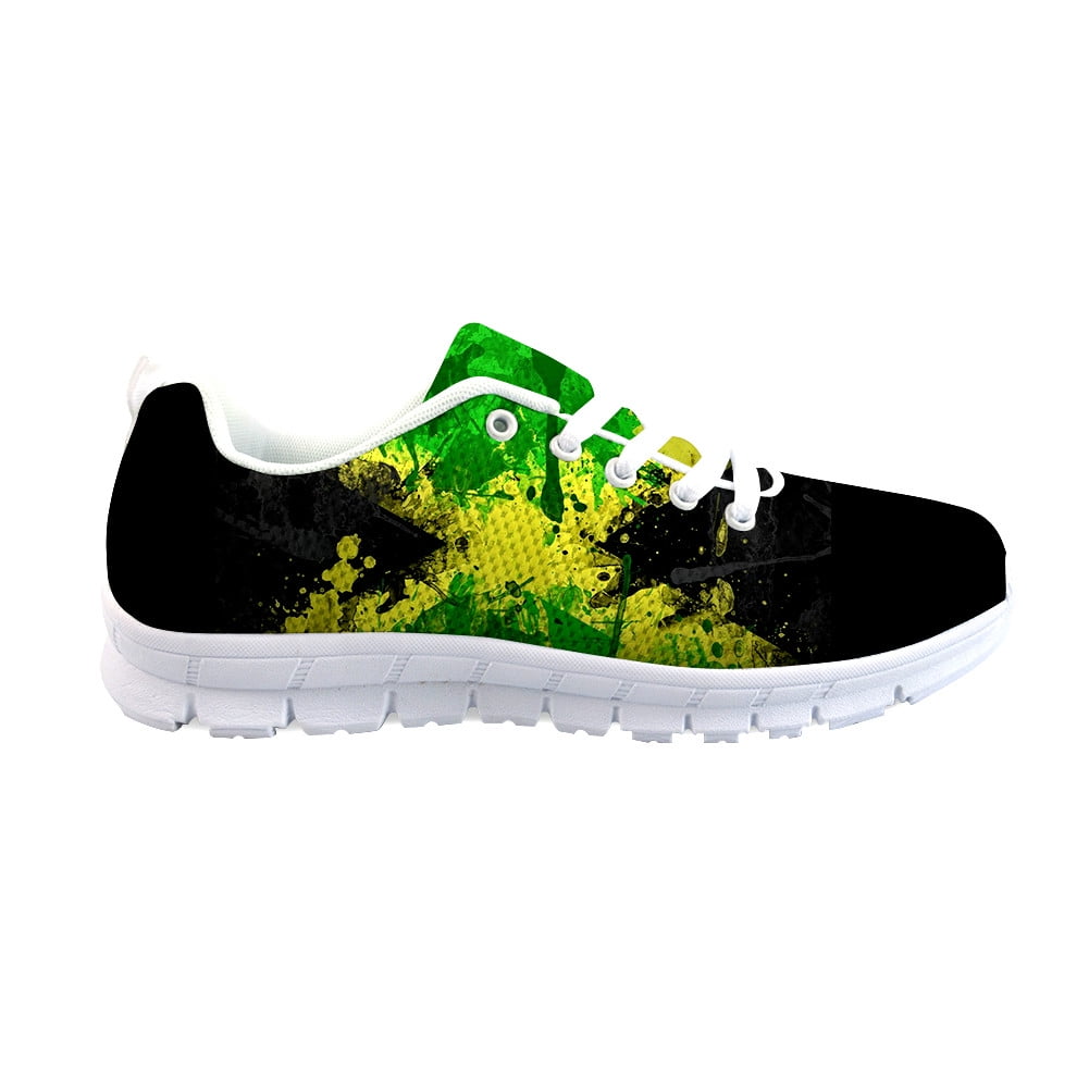 Jamaica Flag Pattern Shoes Spring Women Sneakers Travel Flats Fashion ...