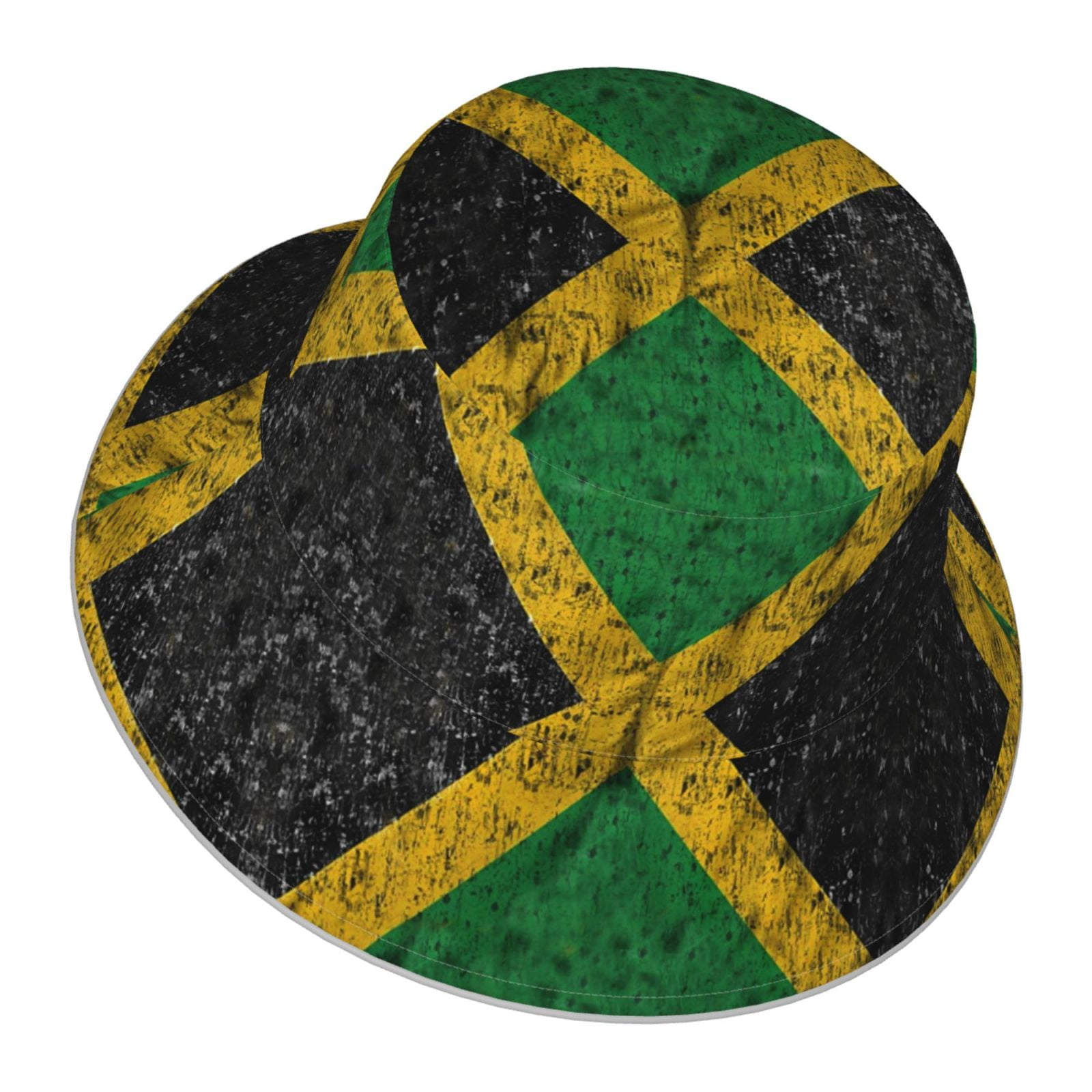 Jamaica Flag Proud Jamaicans Bucket Hat With Reflective Stripe For Men ...