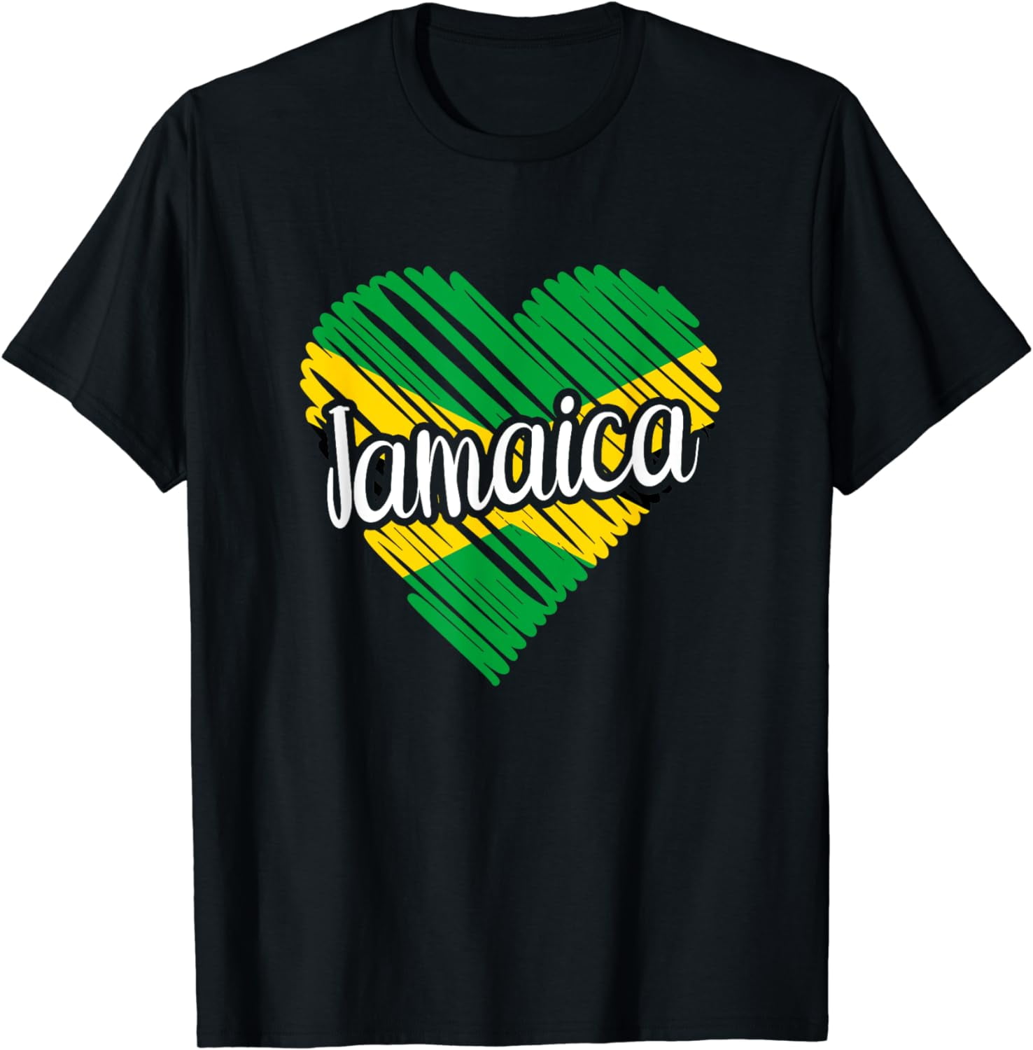 Jamaica For Men Jamaican Heart Flag for Women Jamaica T-Shirt - Walmart.com