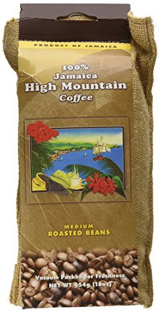 Jamaica High Mountain Coffee Beans (16oz) - Walmart.com