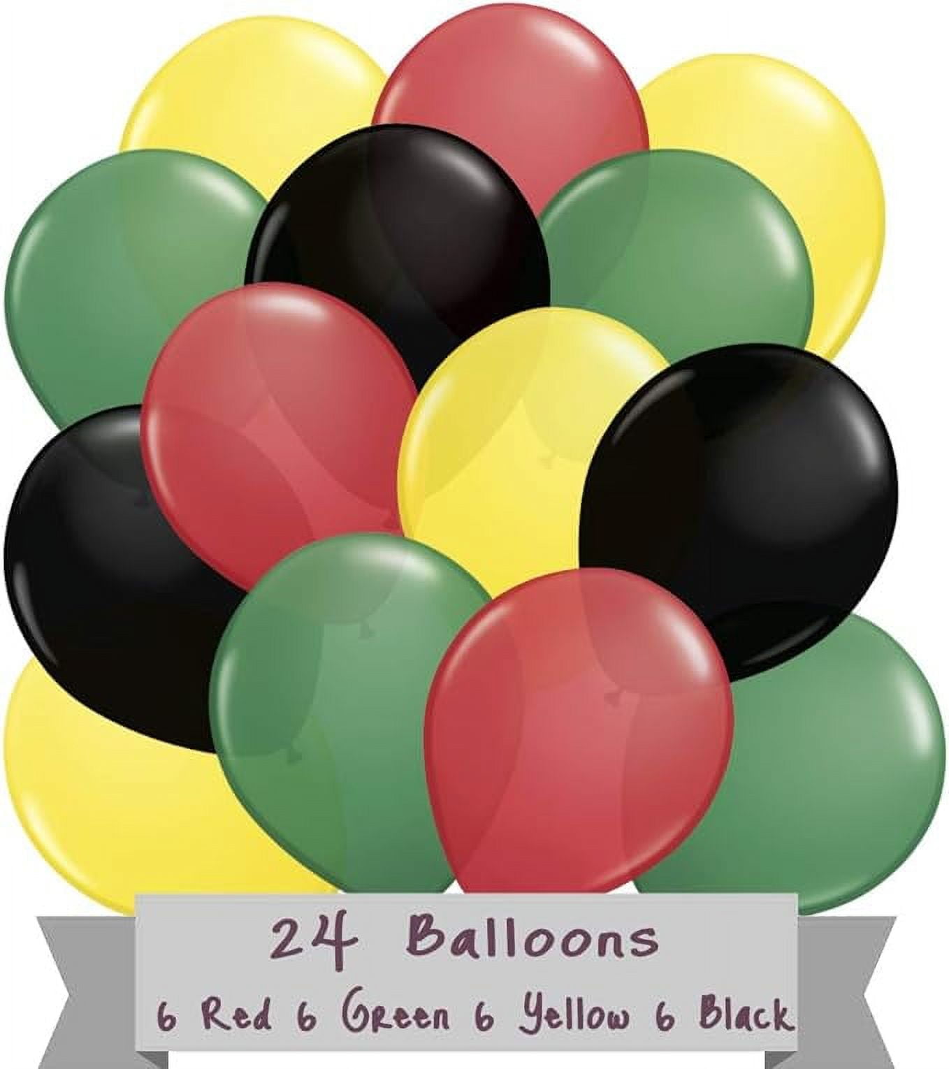 Jamaica Party Latex Balloons - Reggae Rasta Rastafari Theme Decoration ...