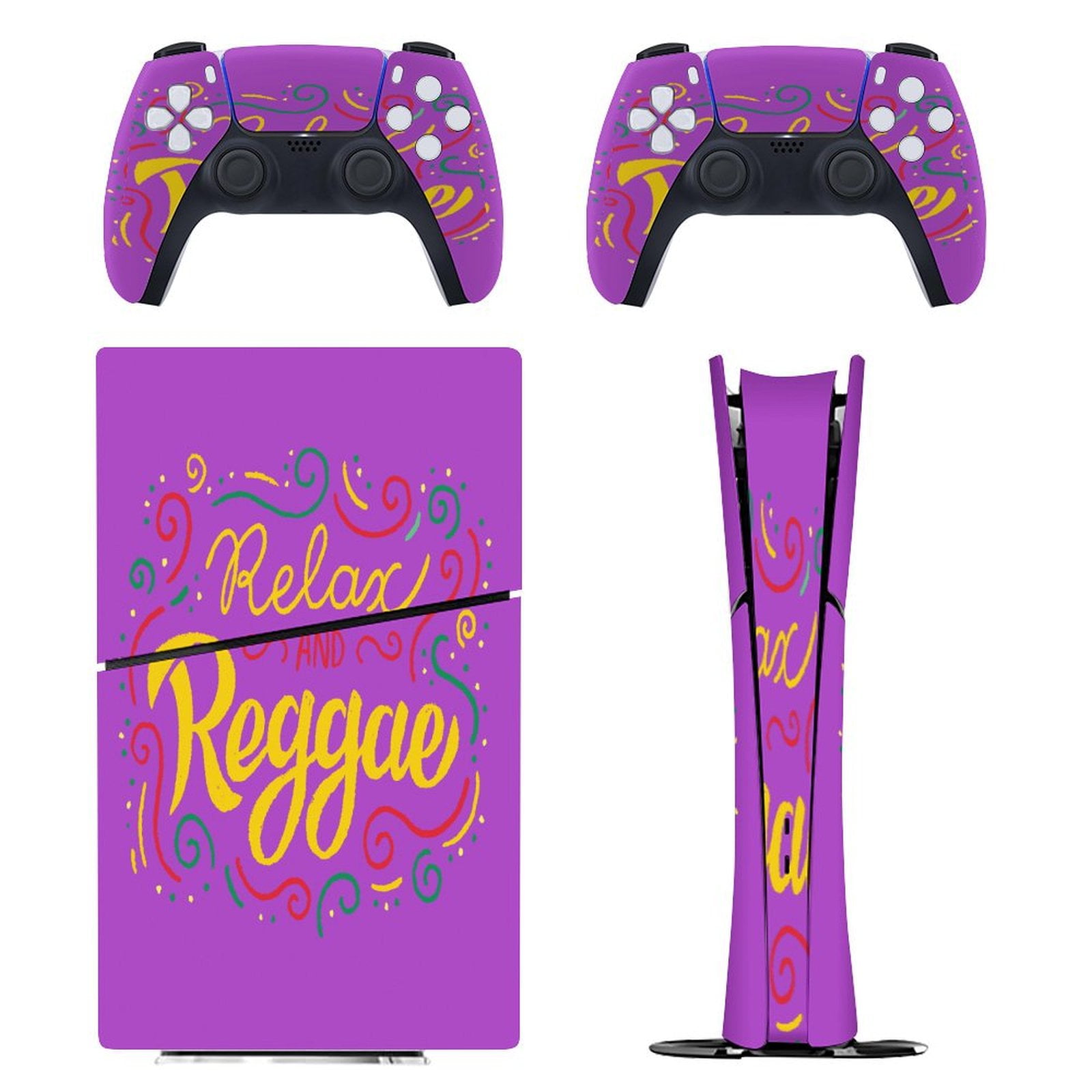 Jamaica Reggae PS5/PS5 Slim Digital Disc Skin Sticker For Console And ...