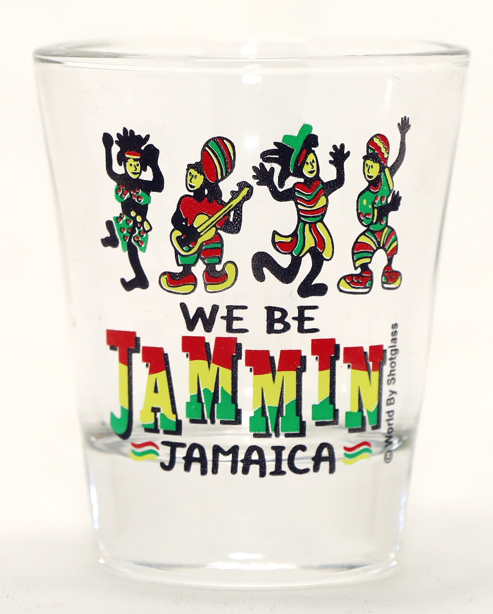 Jamaica We Be Jammin Caribbean Shot Glass - Walmart.com