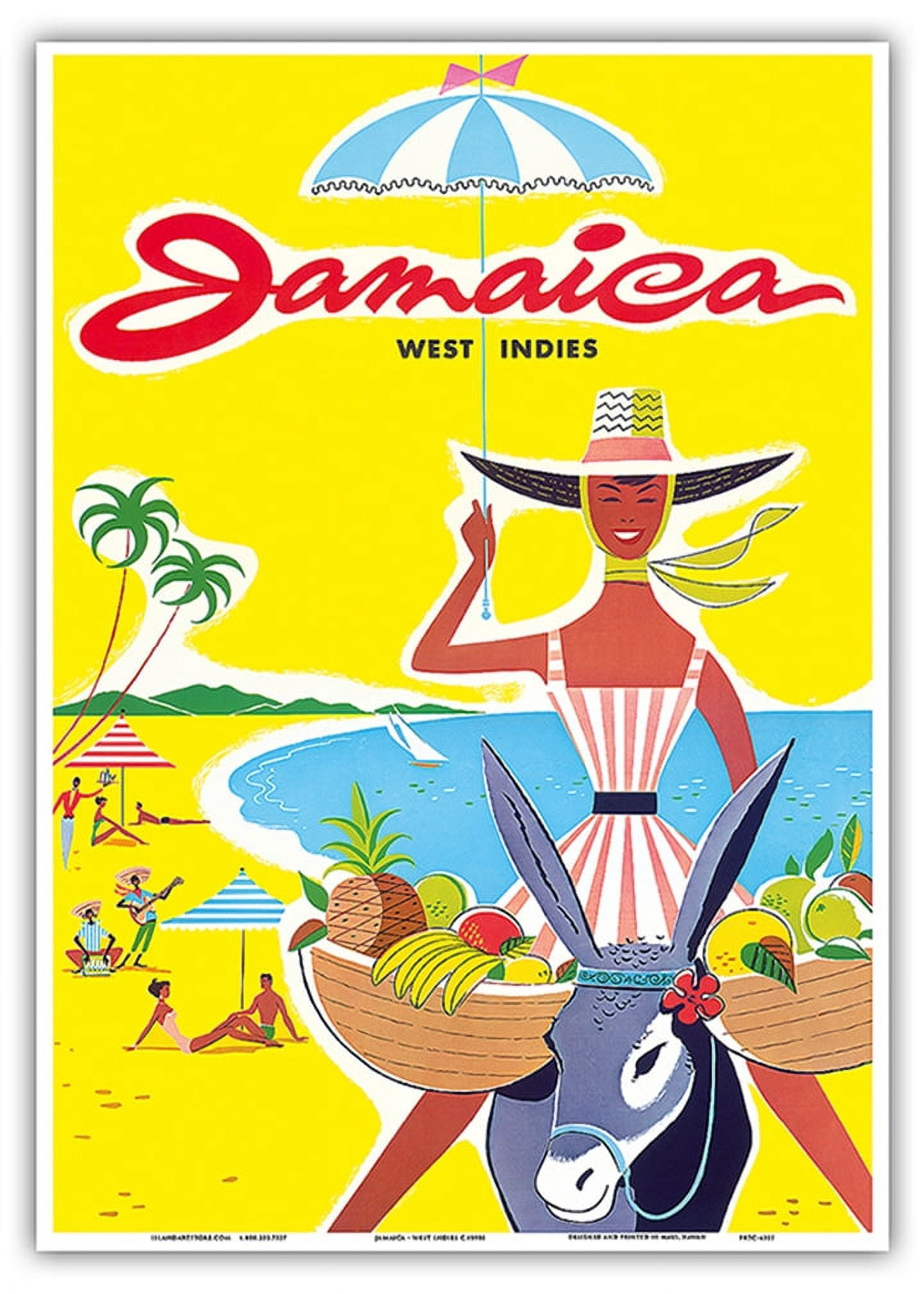 Jamaica - West Indies - Caribbean - Jamaican Beach Fruit Vendor on ...