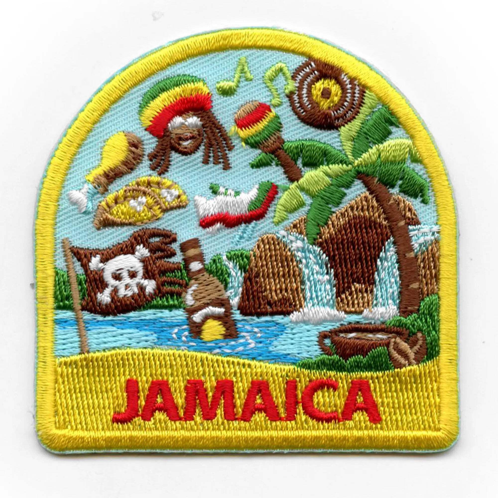 Jamaica World Showcase Travel Patch Souvenir Reggae Vacation ...