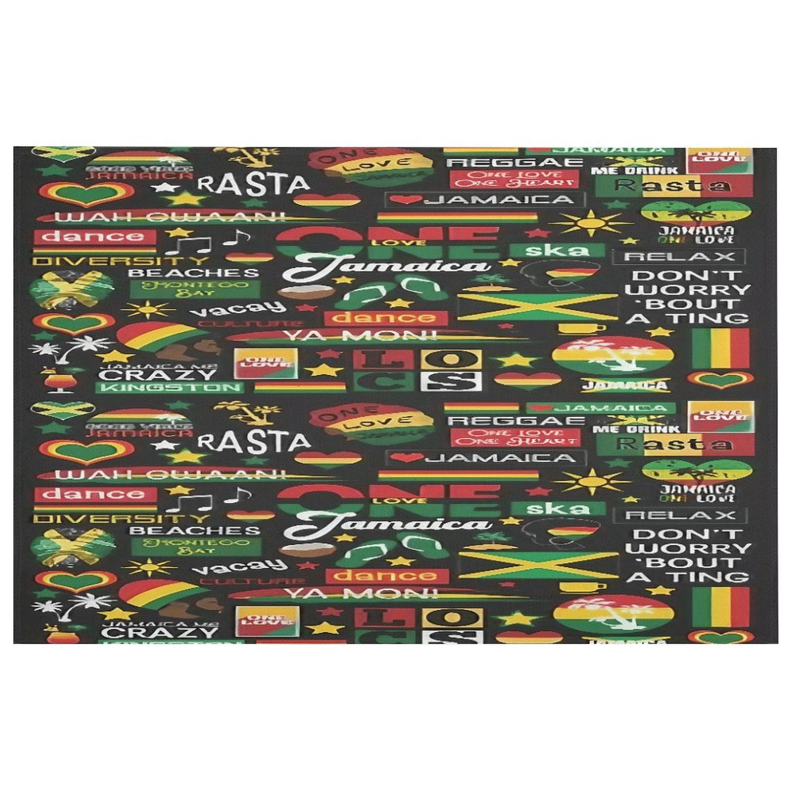Jamaica's One Love Cultural Model Adult Home Decor Bedroom Living Room ...