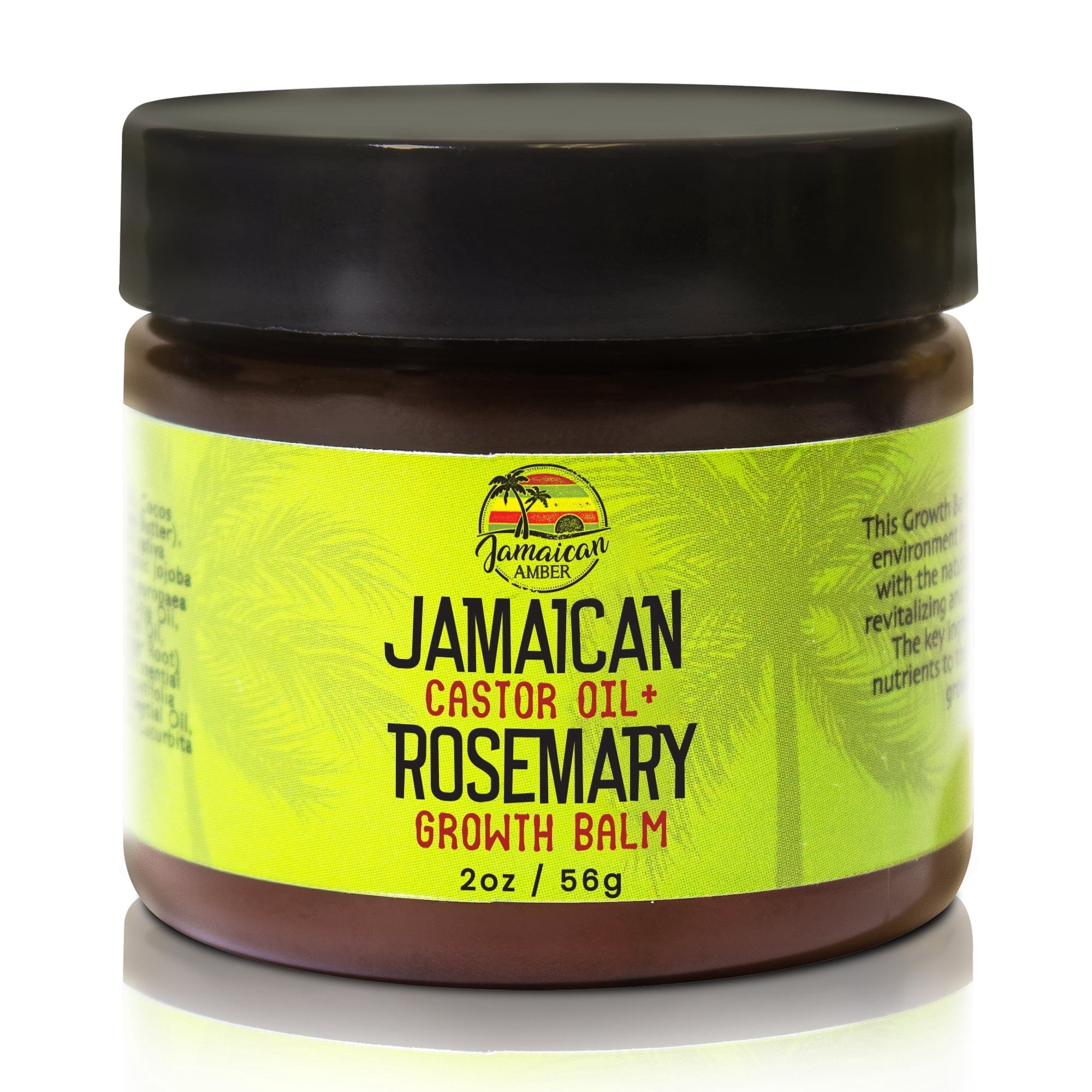 Us Made Jamaican Amber Castor Oil & Rosemary Hair Growth Balm, Thinning ...