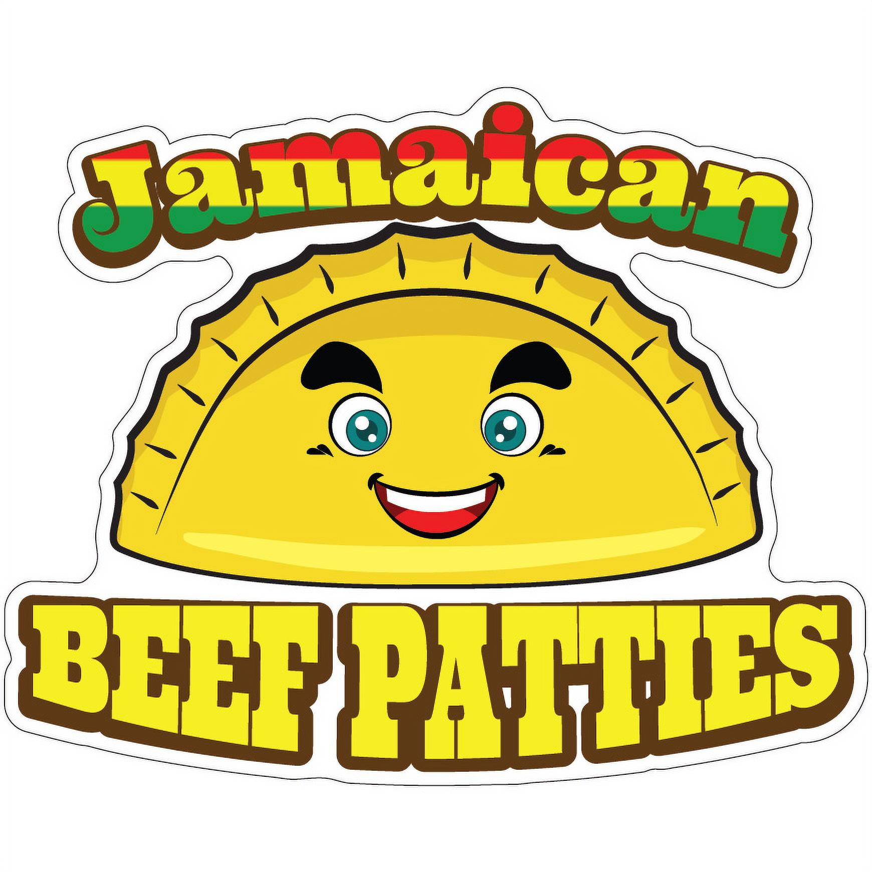 Jamaican Beef Patties 12" Decal Concession Stand Food Truck Sticker ...