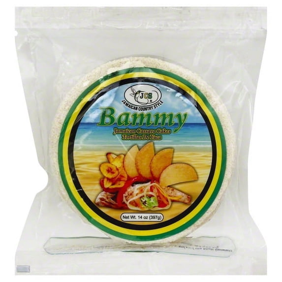 Kingston-Miami Jamaican Bammy, 1 Unit, Traditional Cassava Flatbread ...