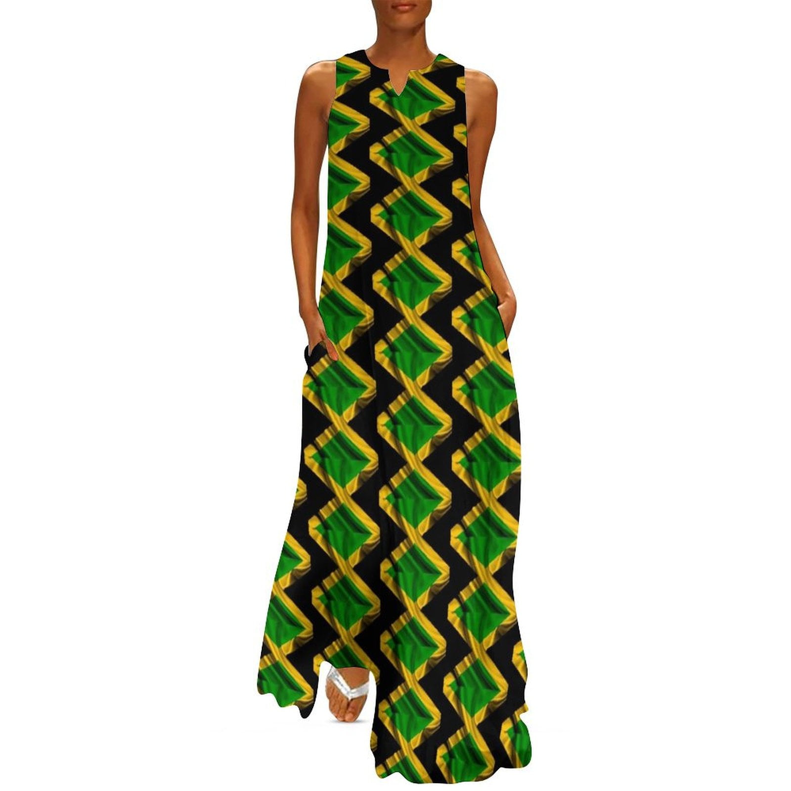 Jamaican Flag Long Dress Women"s skirt luxury evening dresses 2024 Long ...
