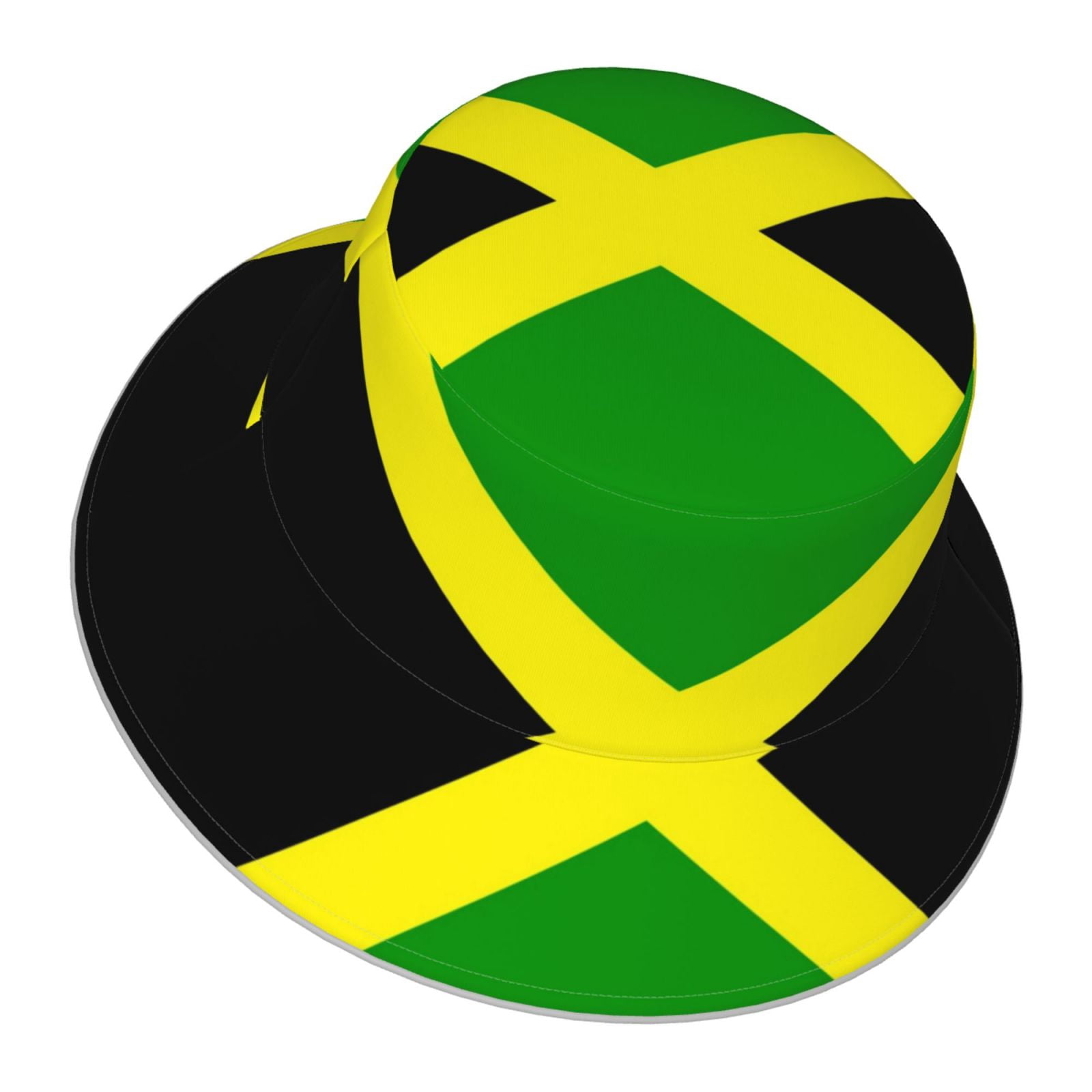 Jamaican Flag Pattern Bucket Hat With Reflective Stripe For Men Women ...