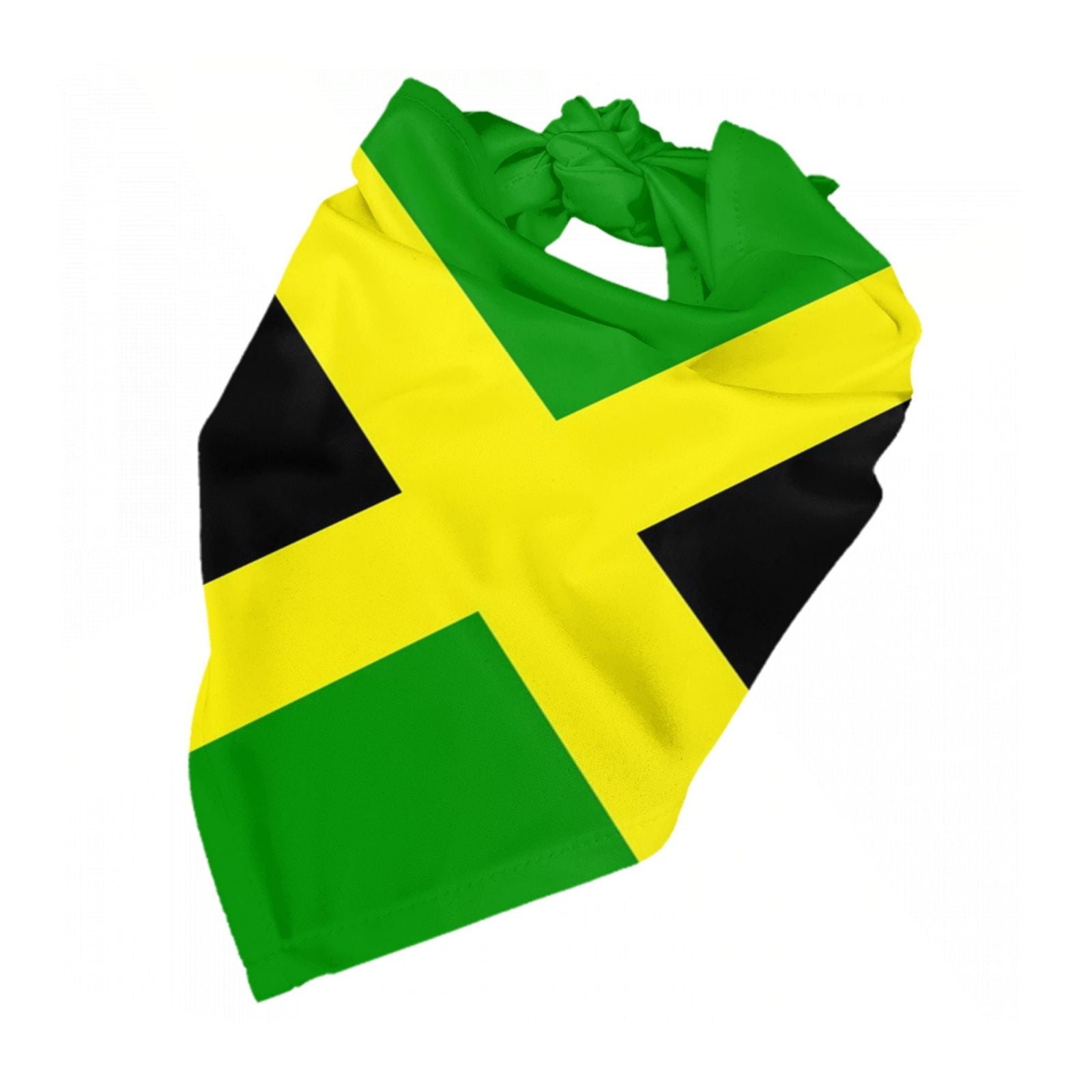 Jamaican Flag Pattern Dog Bandana Adjustable Dog Bib Scarf Handkerchief ...
