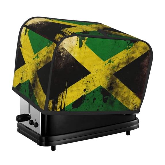 Jamaican Flag Vintage 2 Slice Toaster Cover Bread Maker Dust Protective ...