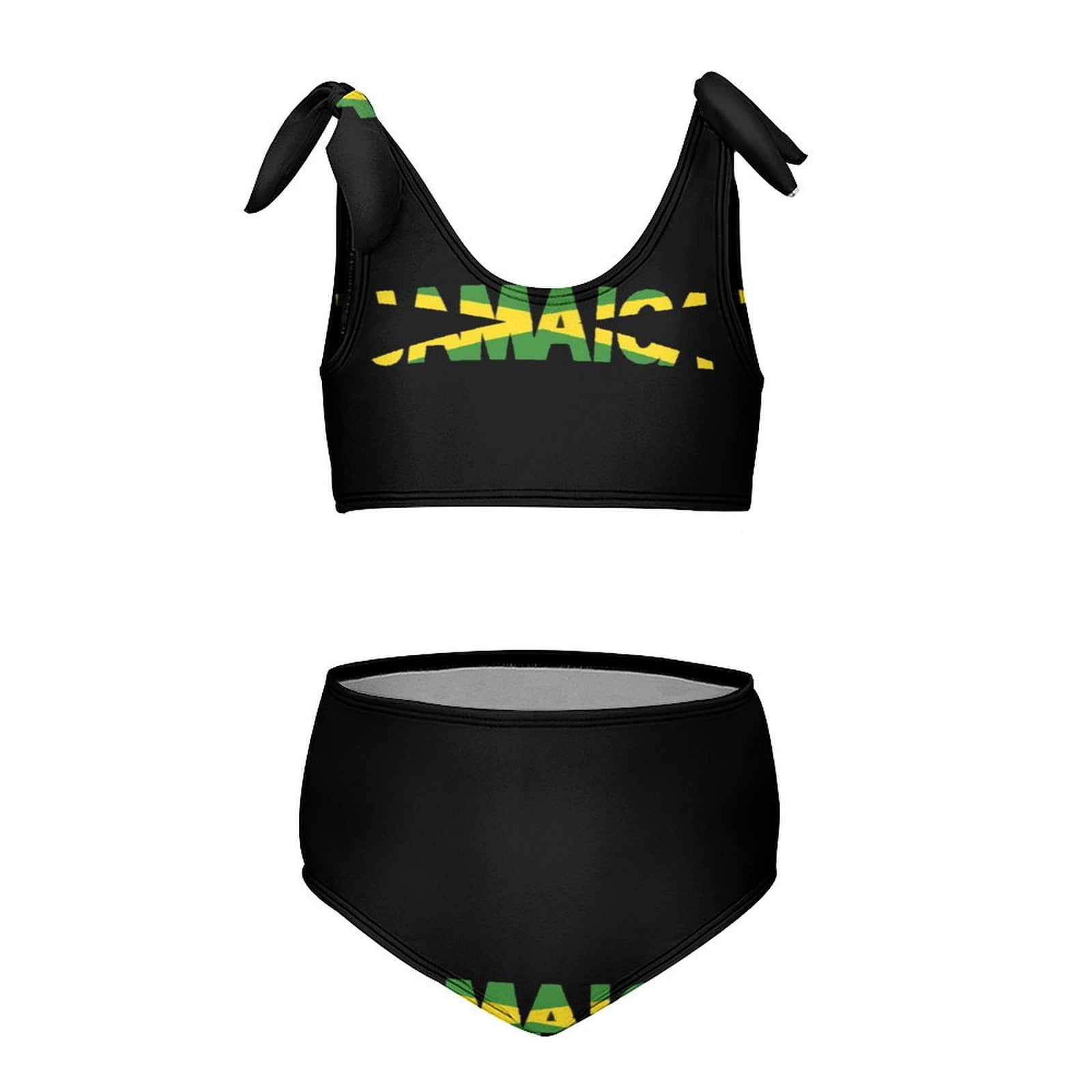 Jamaican Logo Gaming Anti Girl's 2 Piece Bikini Set Beach Sport ...