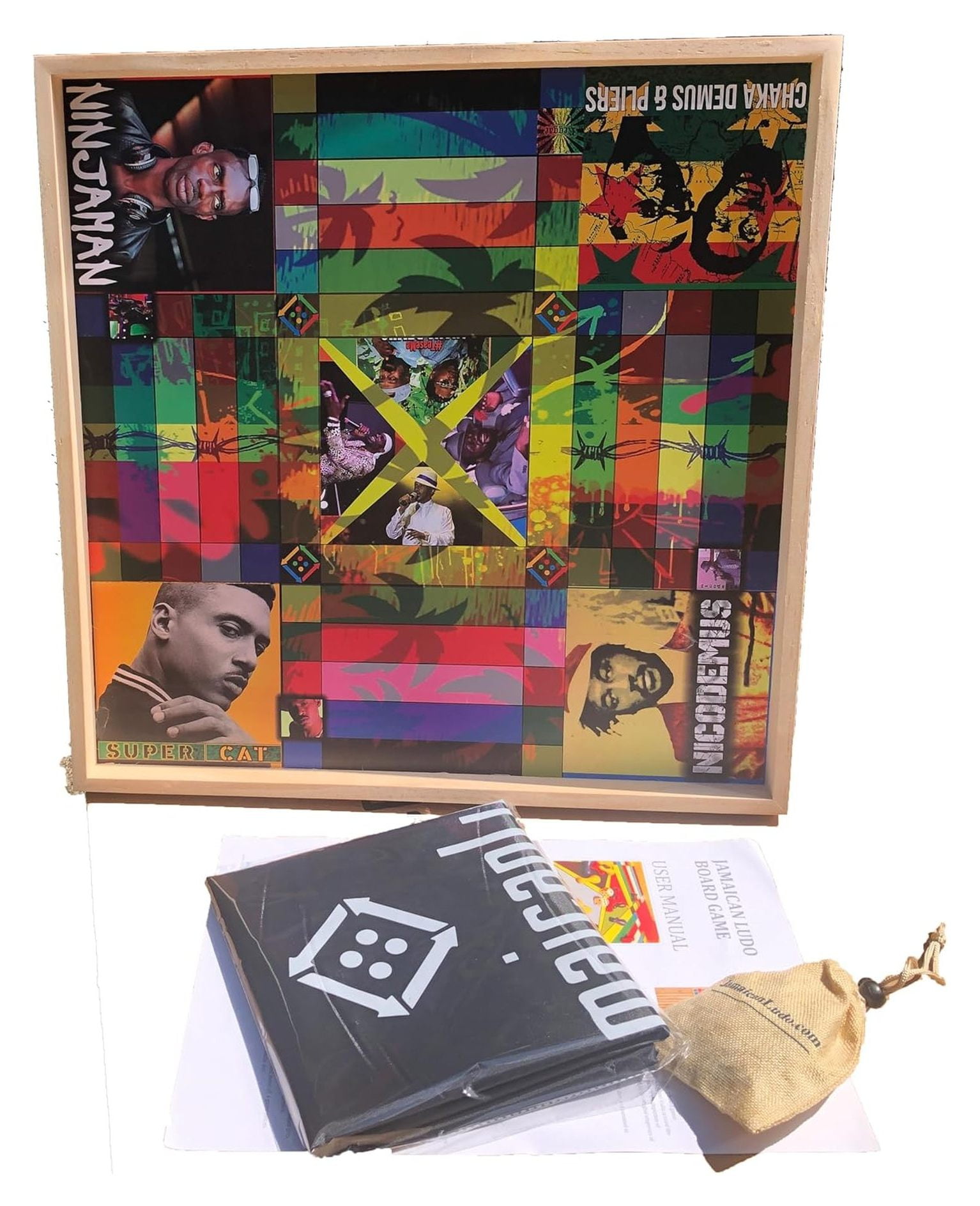 Jamaican Ludo 80s Reggae Edition – 24x24 Oversized Board Game | Fun ...