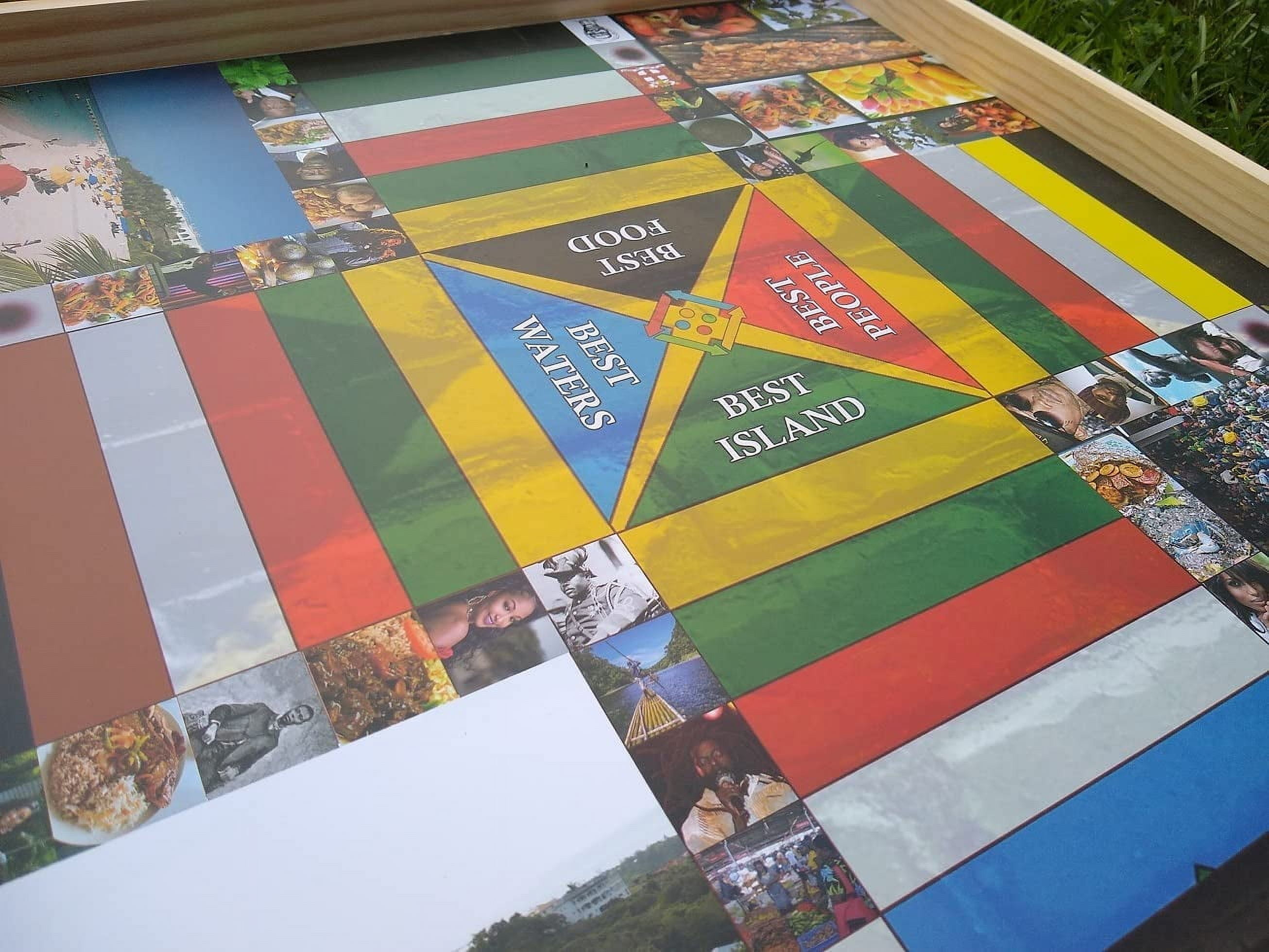 Jamaican Ludo - All About Jamaica Edition | 24in x 24in Board Game ...