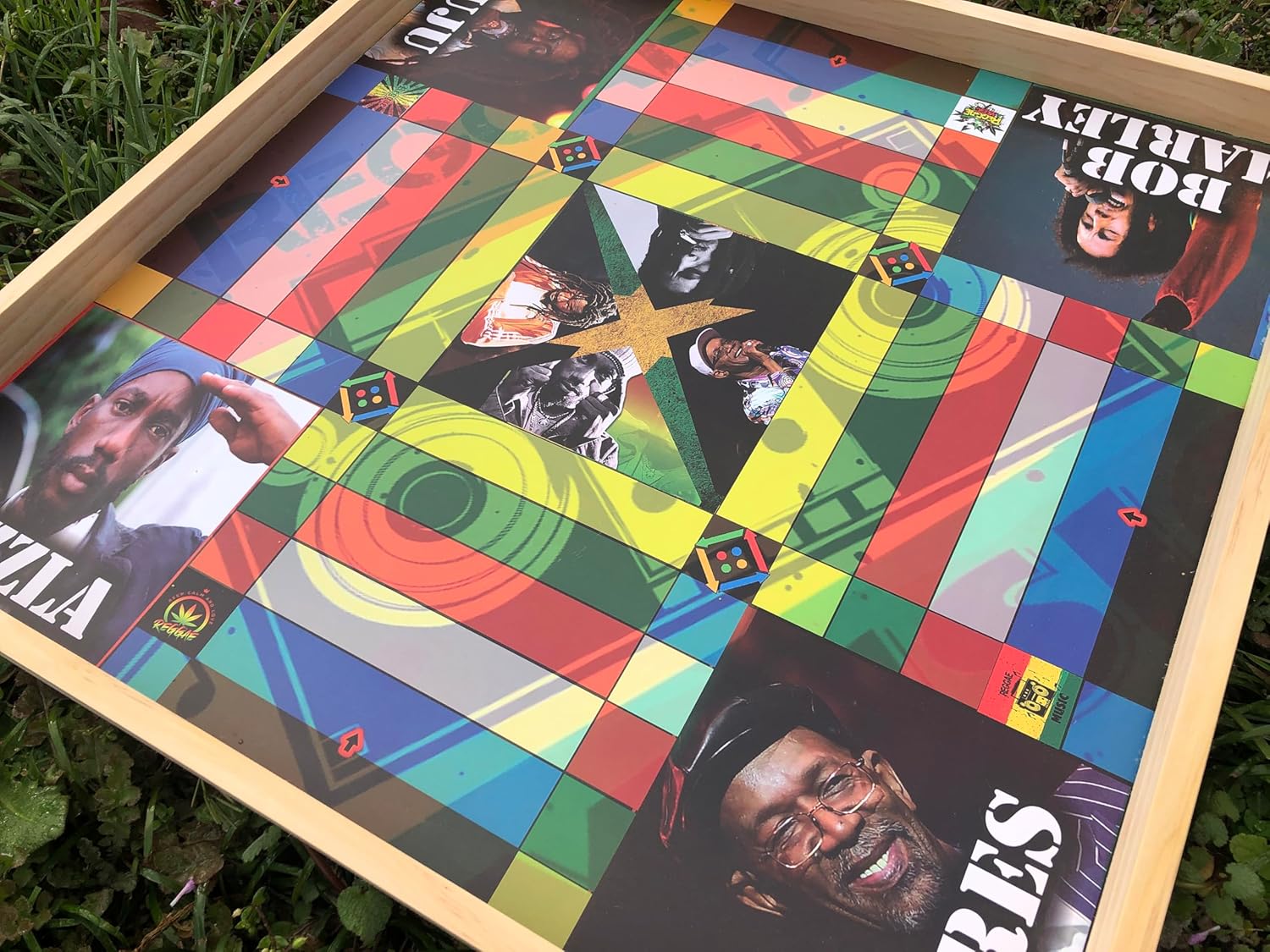 Jamaican Ludo Reggae Legends Edition – 24x24 Oversized Board Game ...