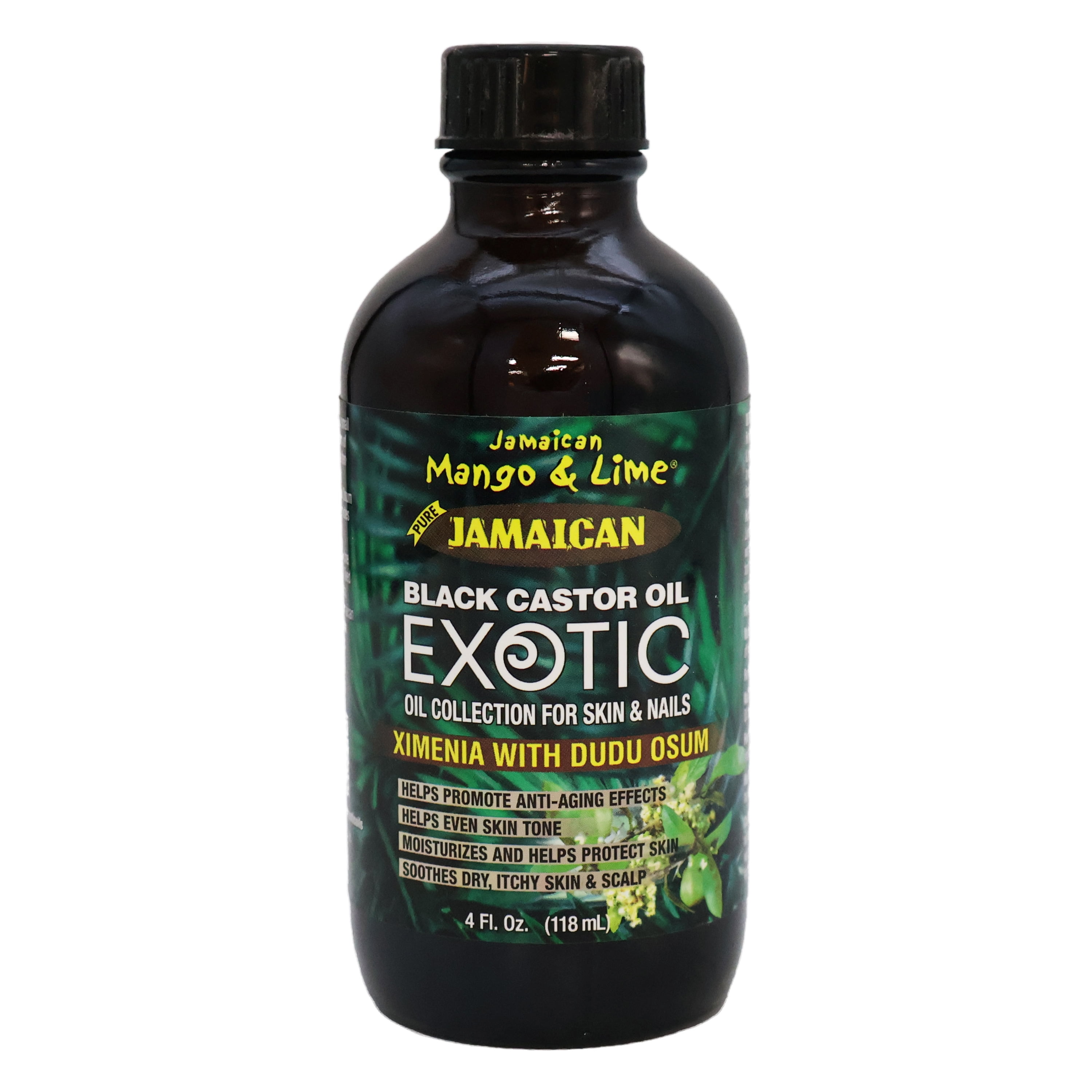 Jamaican Mango Lime Black Castor Oil Exotic Ximenia Dudu Osum, 4 Oz ...