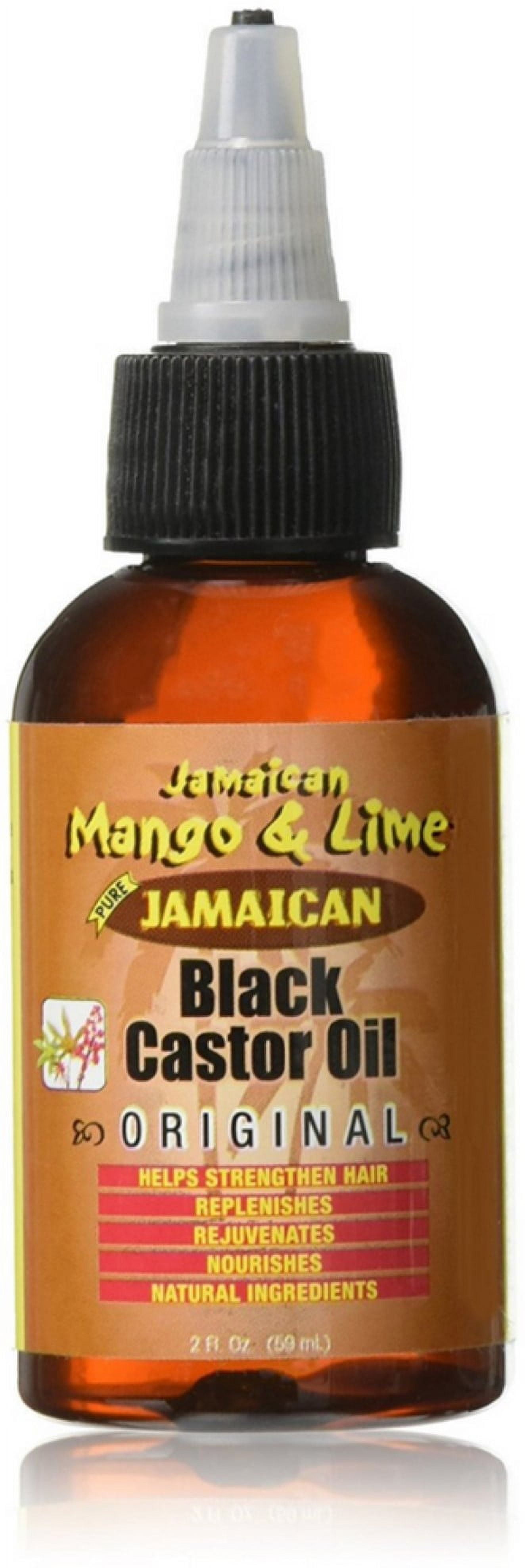 Jamaican Mango & Lime Black Castor Oil, 2 oz, Nourishes Hair and Scalp ...