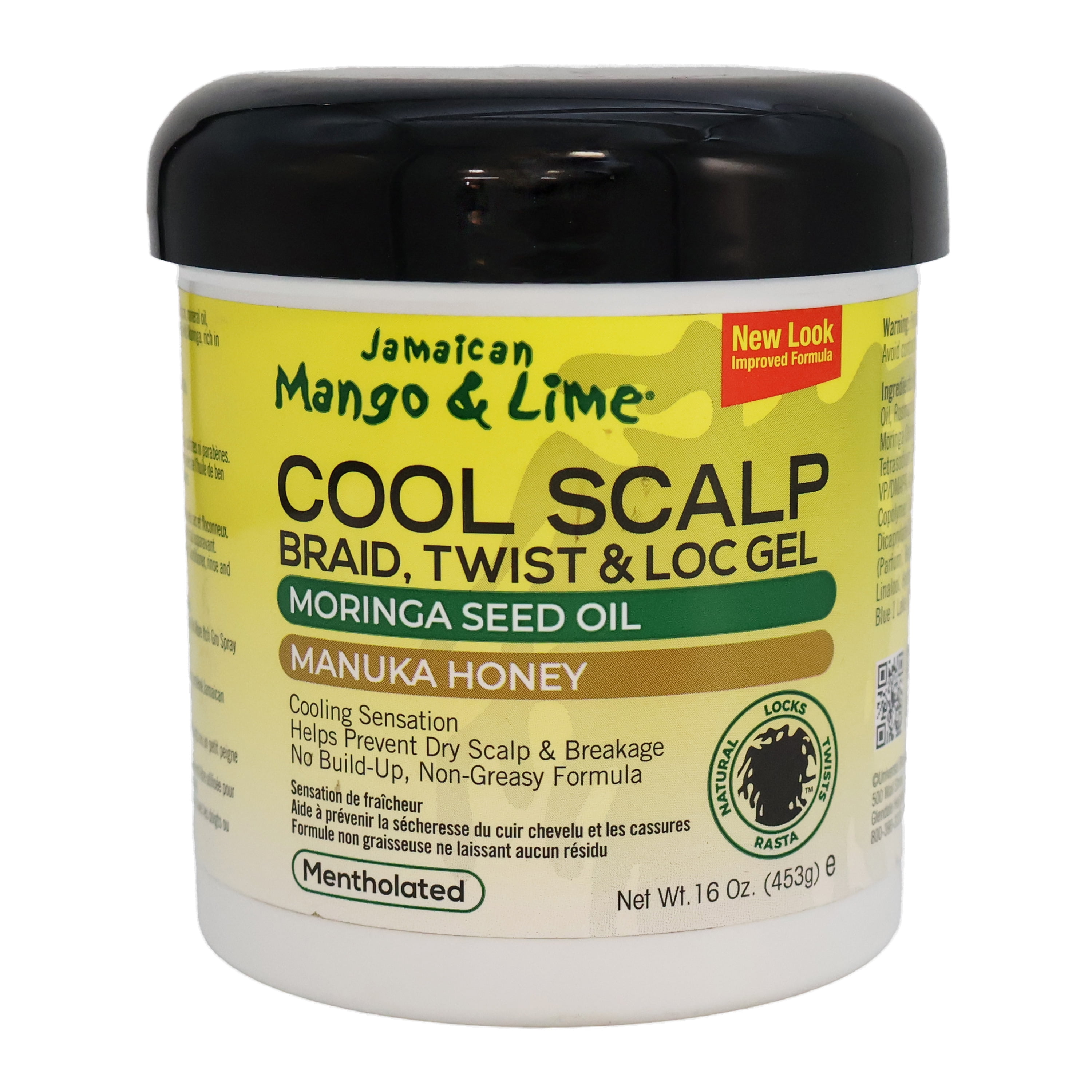 Jamaican Mango Lime Cool Scalp Braid, Twist Lock Hair Gel, 16 Oz., Pack ...